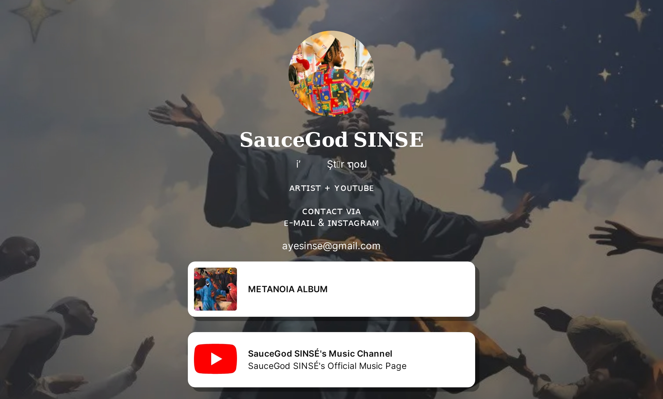 𝐒𝐚𝐮𝐜𝐞𝐆𝐨𝐝 𝐒𝐈𝐍𝐒𝐄's Flowpage