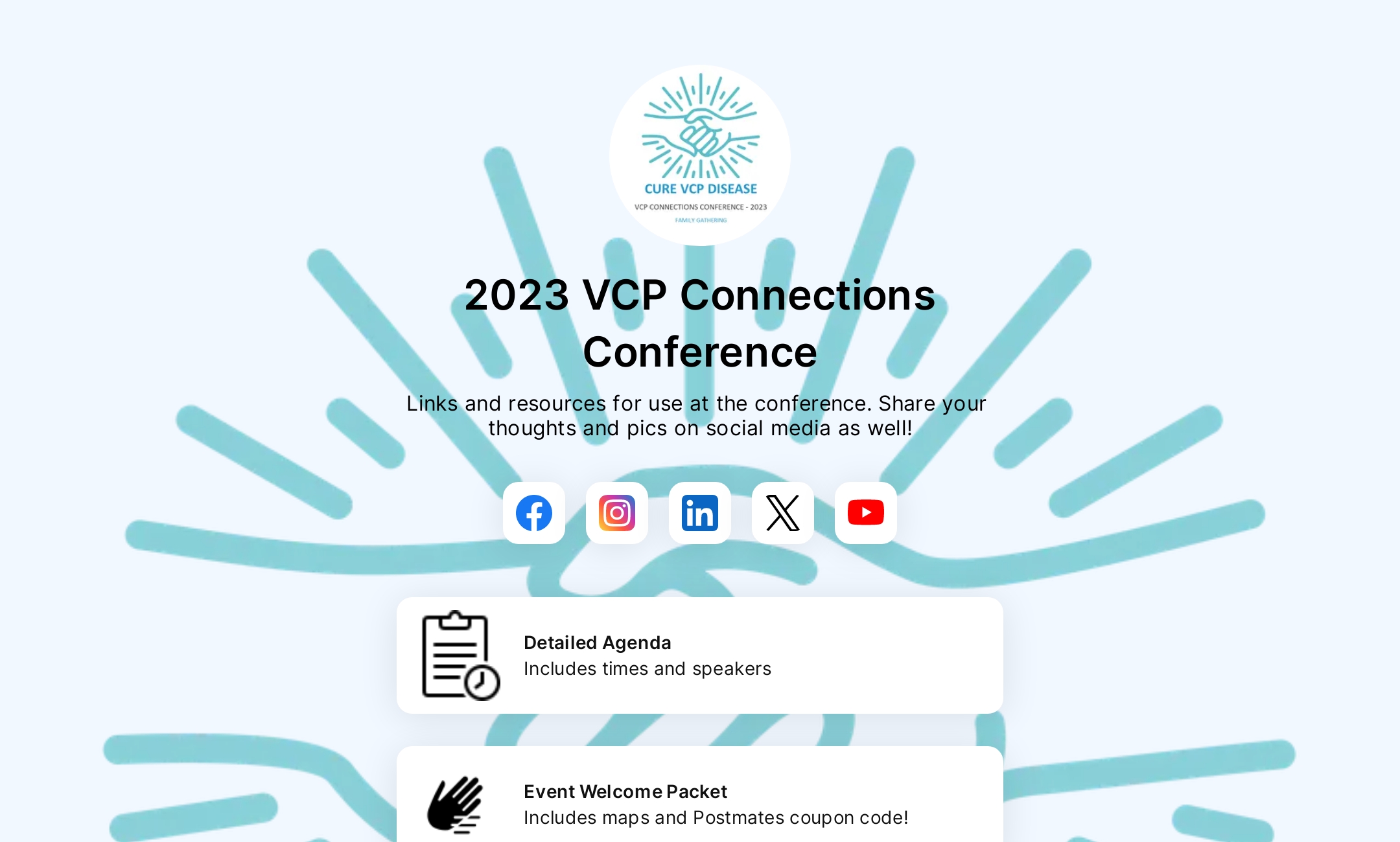 2023 VCP Connections Conference's Flowpage