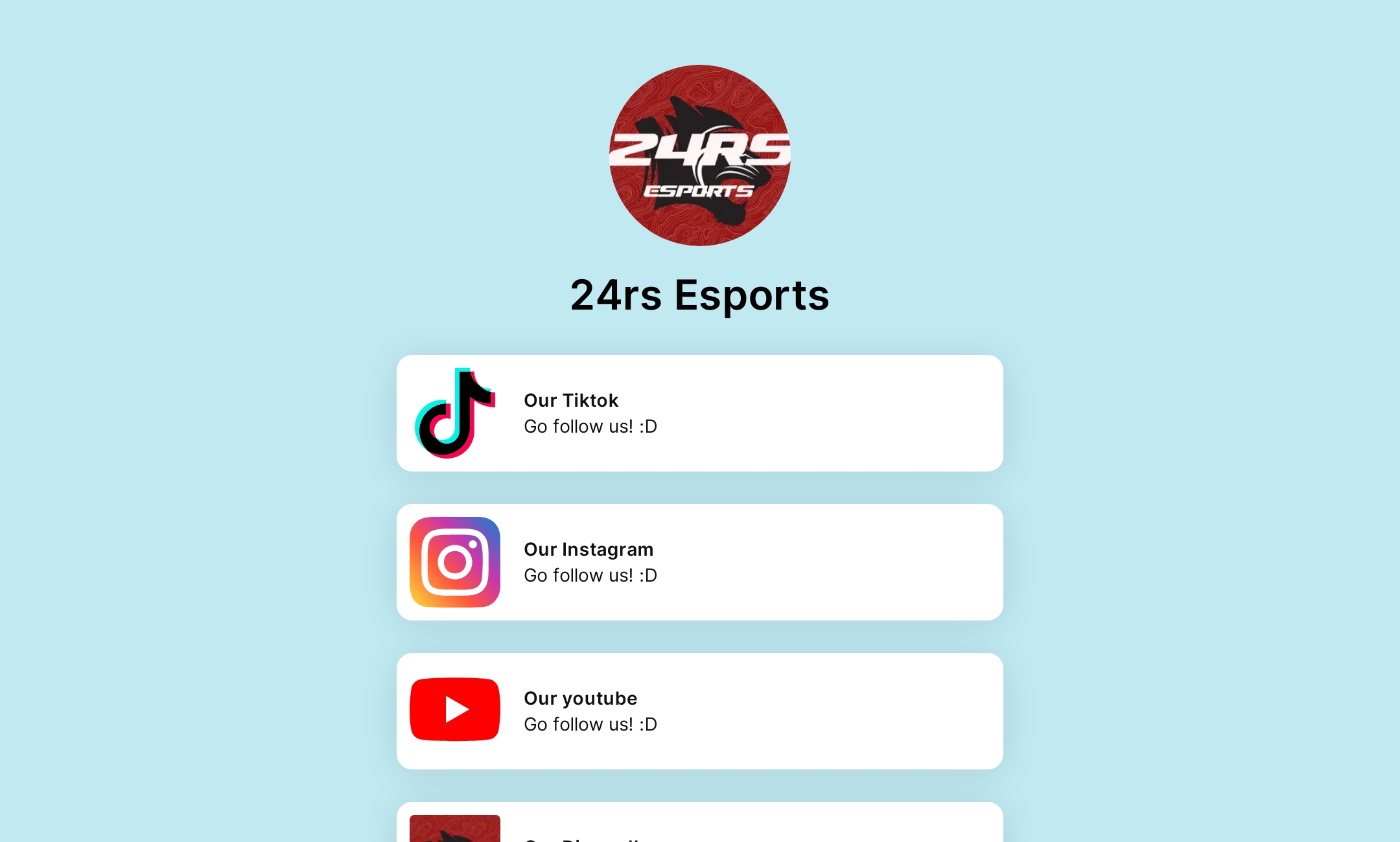 24rs Esports' Flowpage