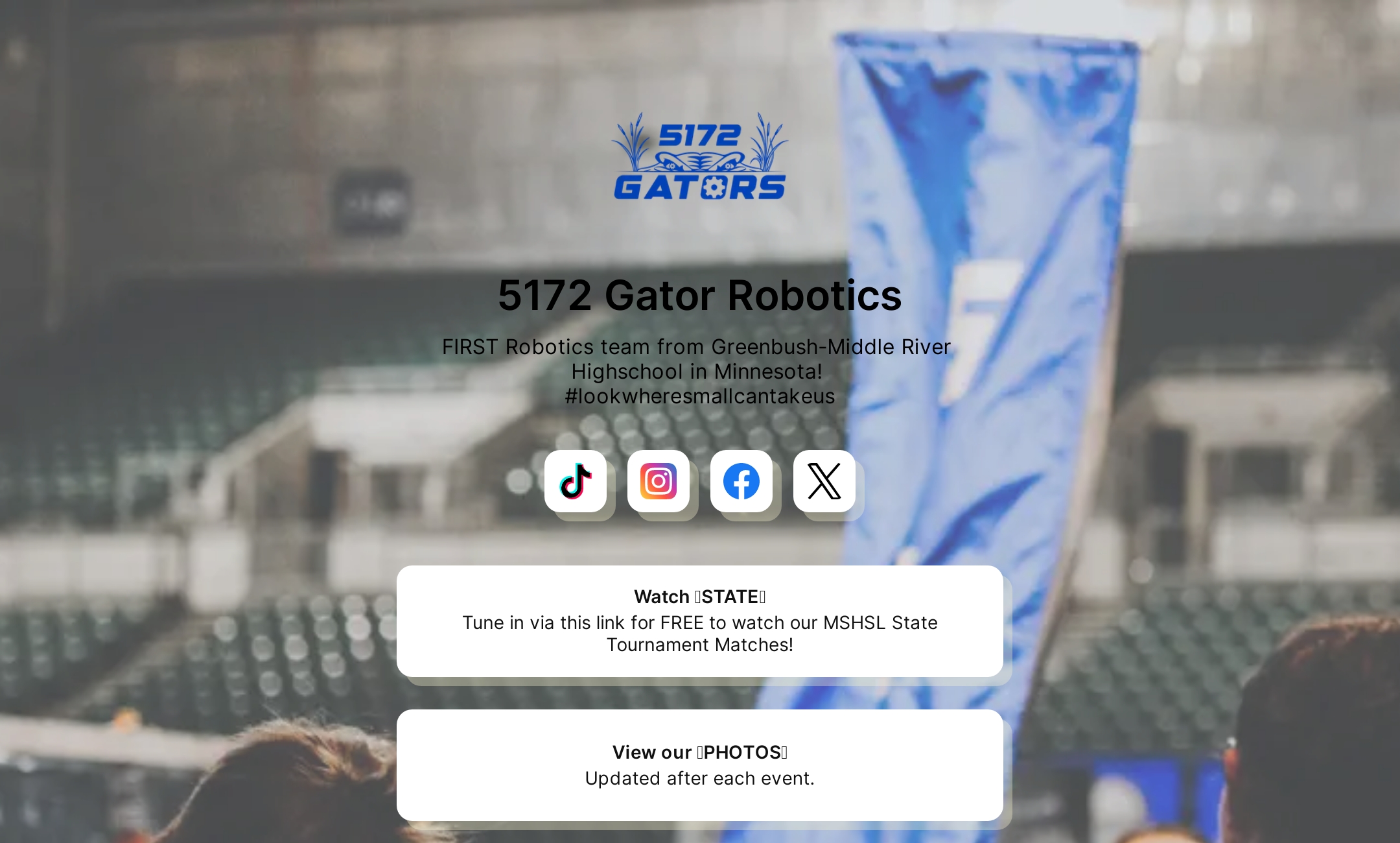 5172 Gator Robotics' Flowpage