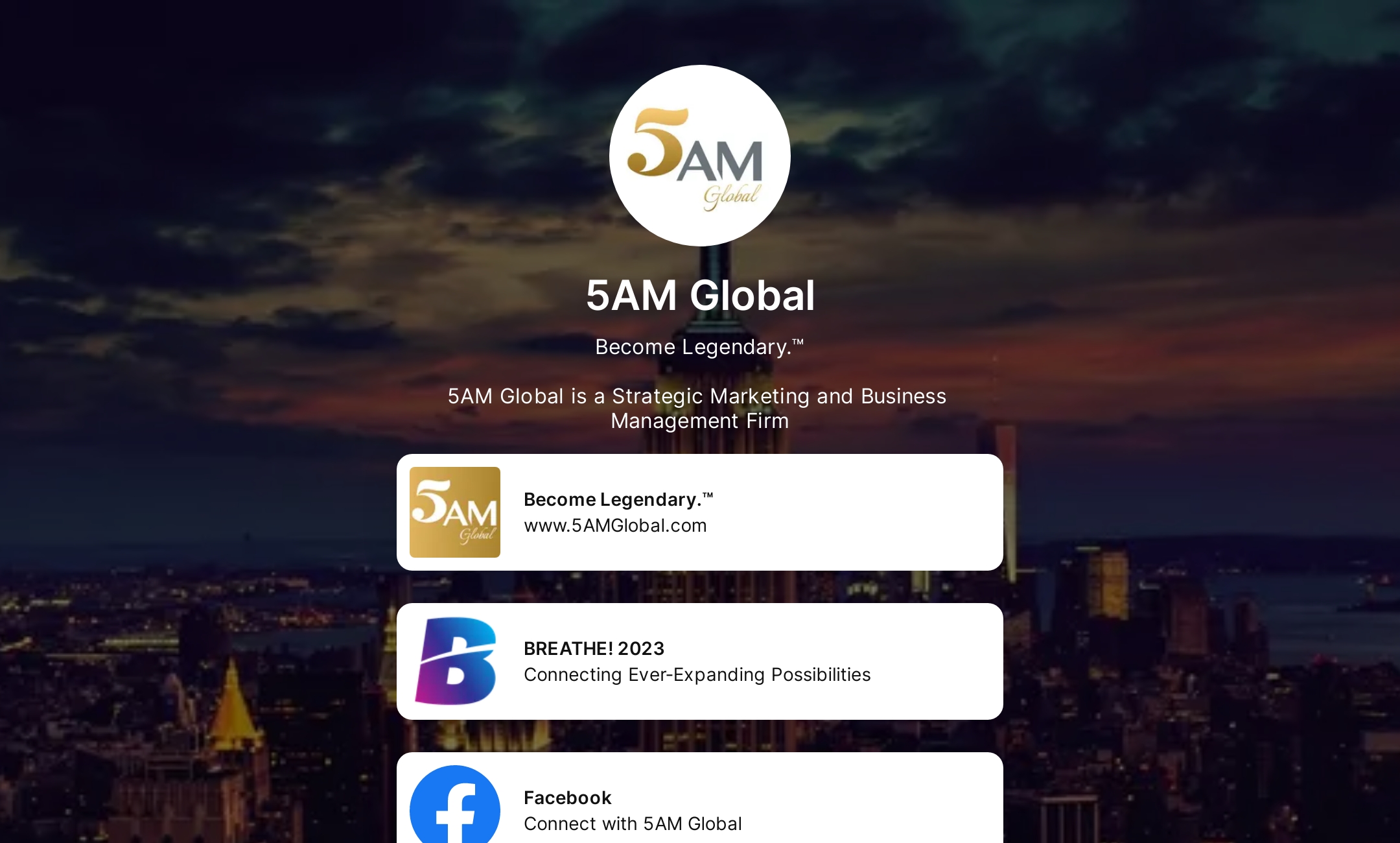 5AM Global's Flowpage