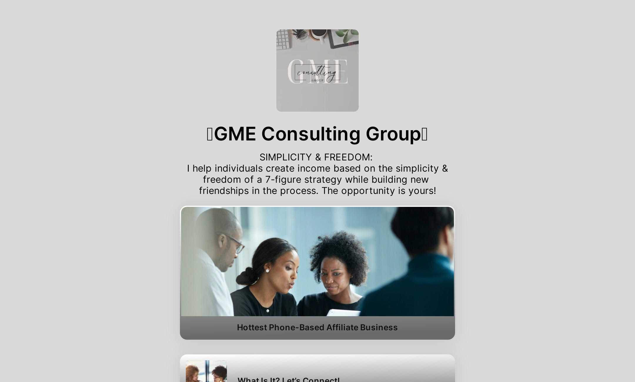 💛GME Consulting Group💛's Flowpage