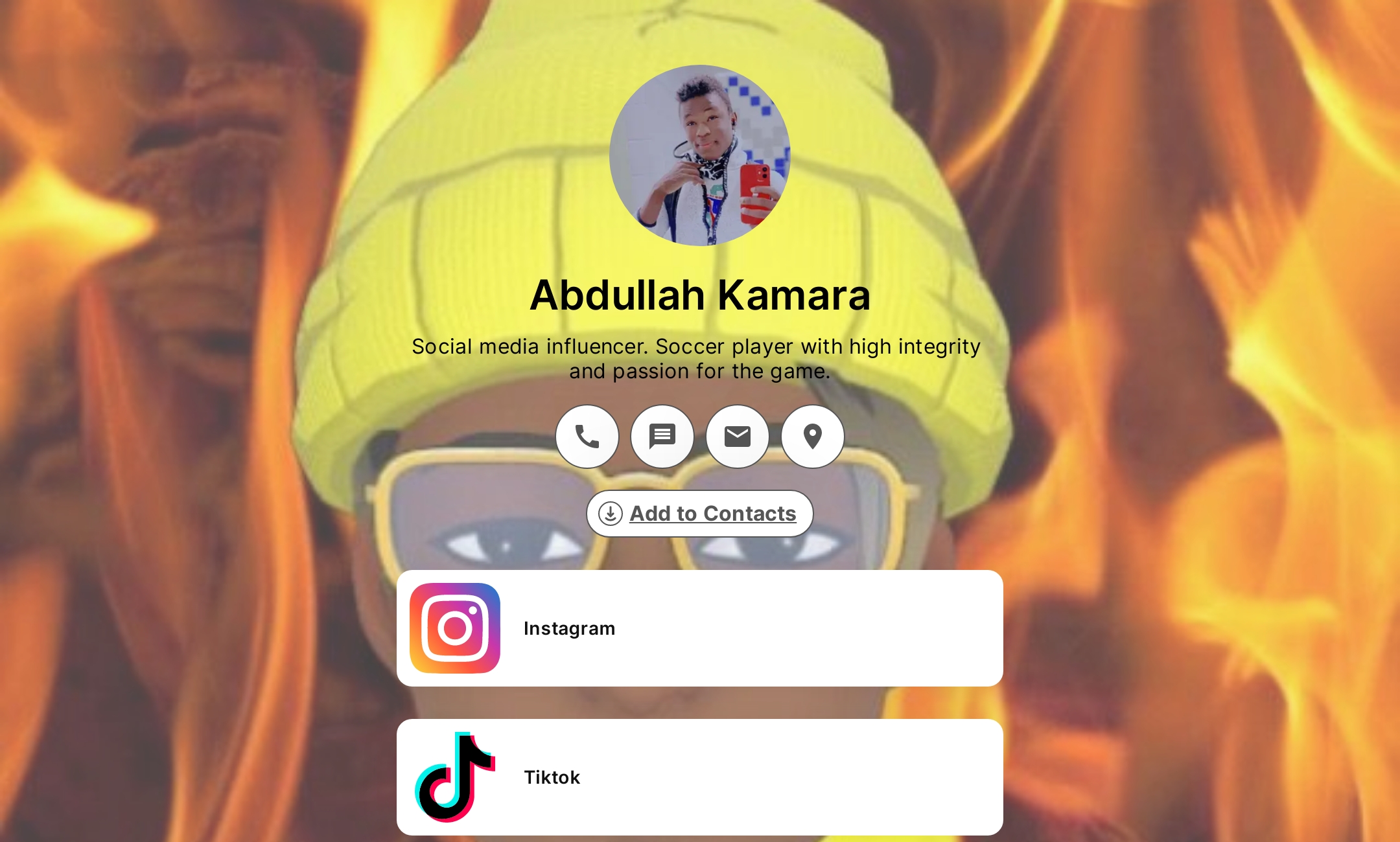 Abdullah Kamara's Flowpage
