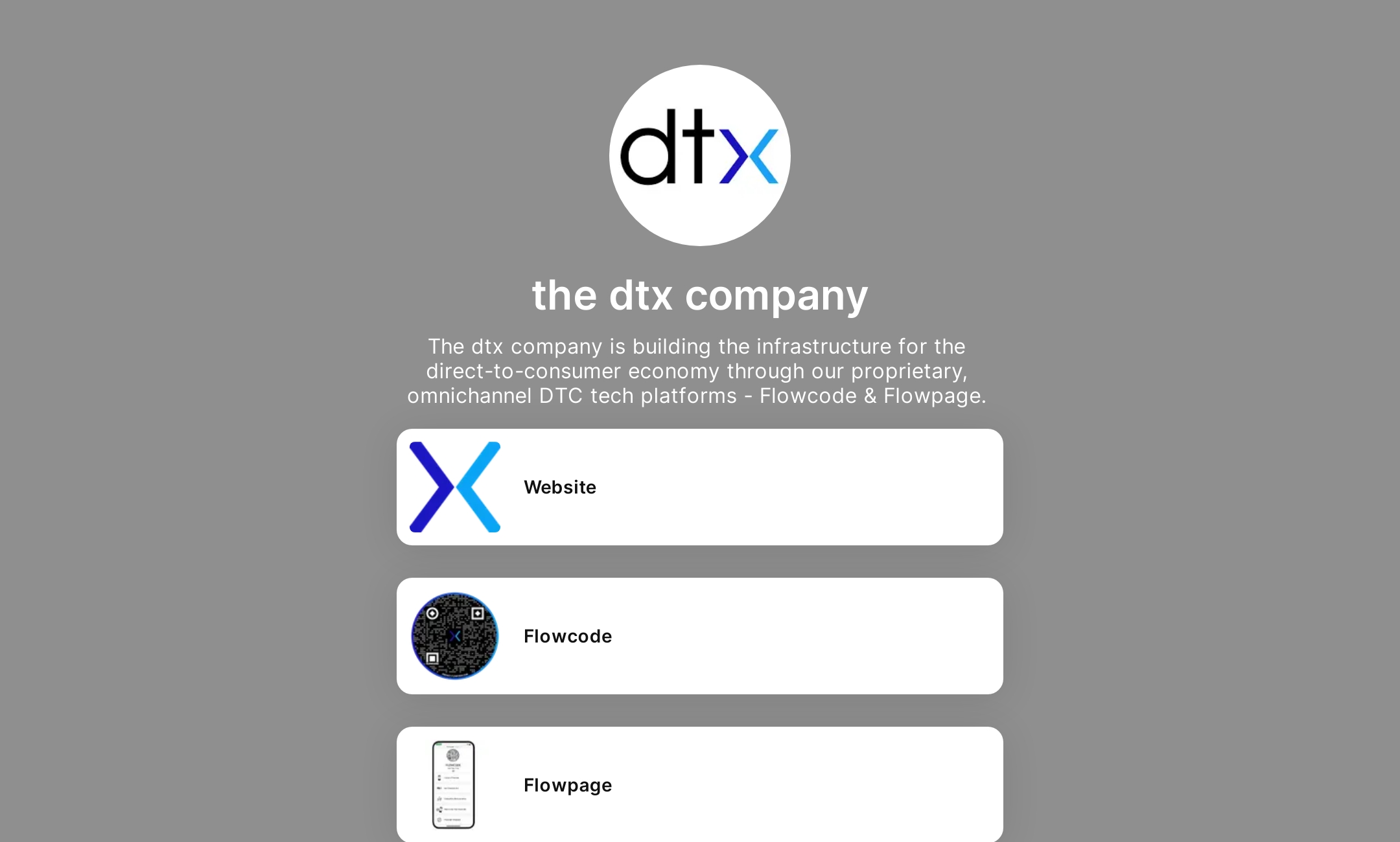 the dtx company's Flowpage