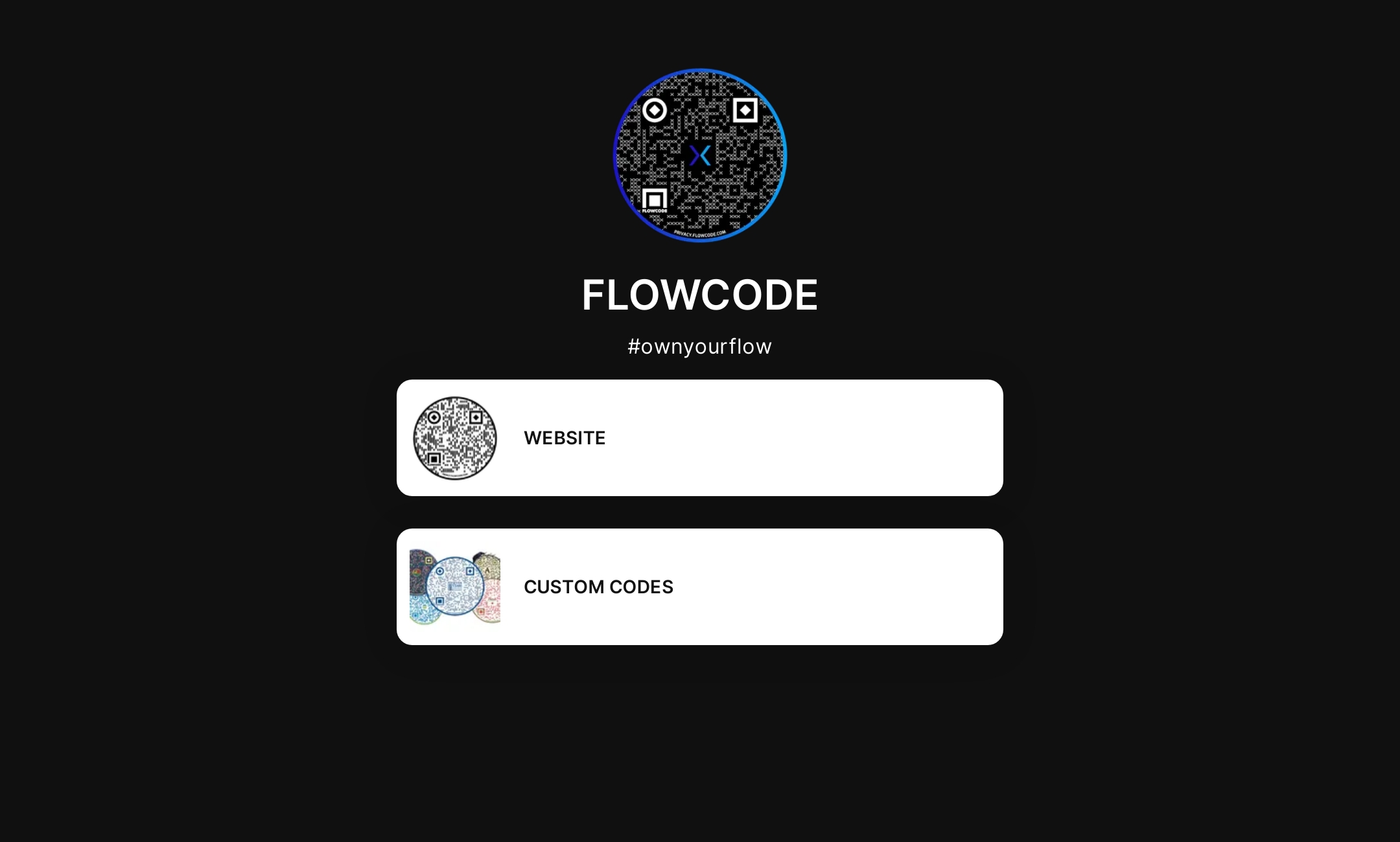 FLOWCODE's Flowpage