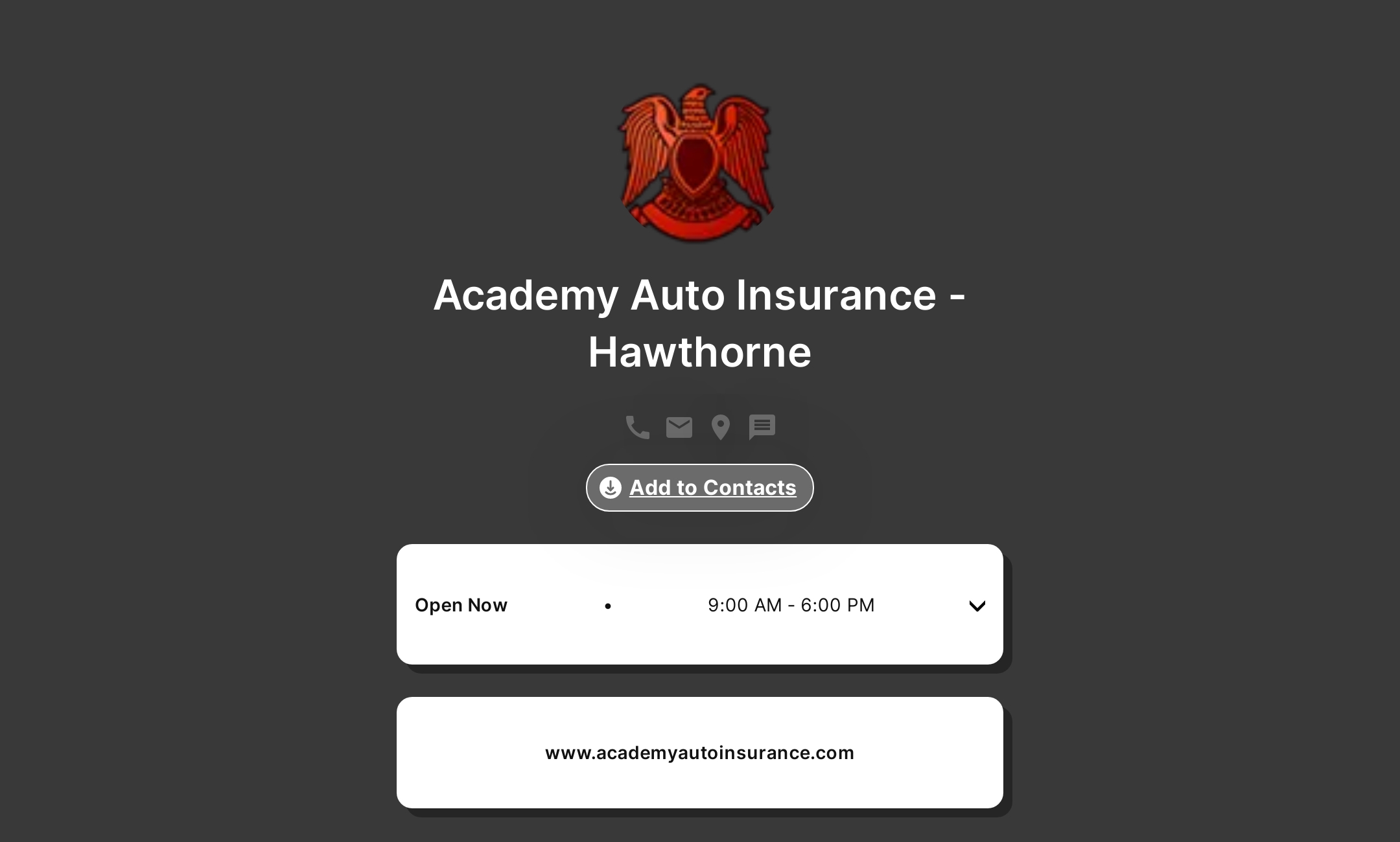 Academy Auto Insurance - Hawthorne's Flowpage
