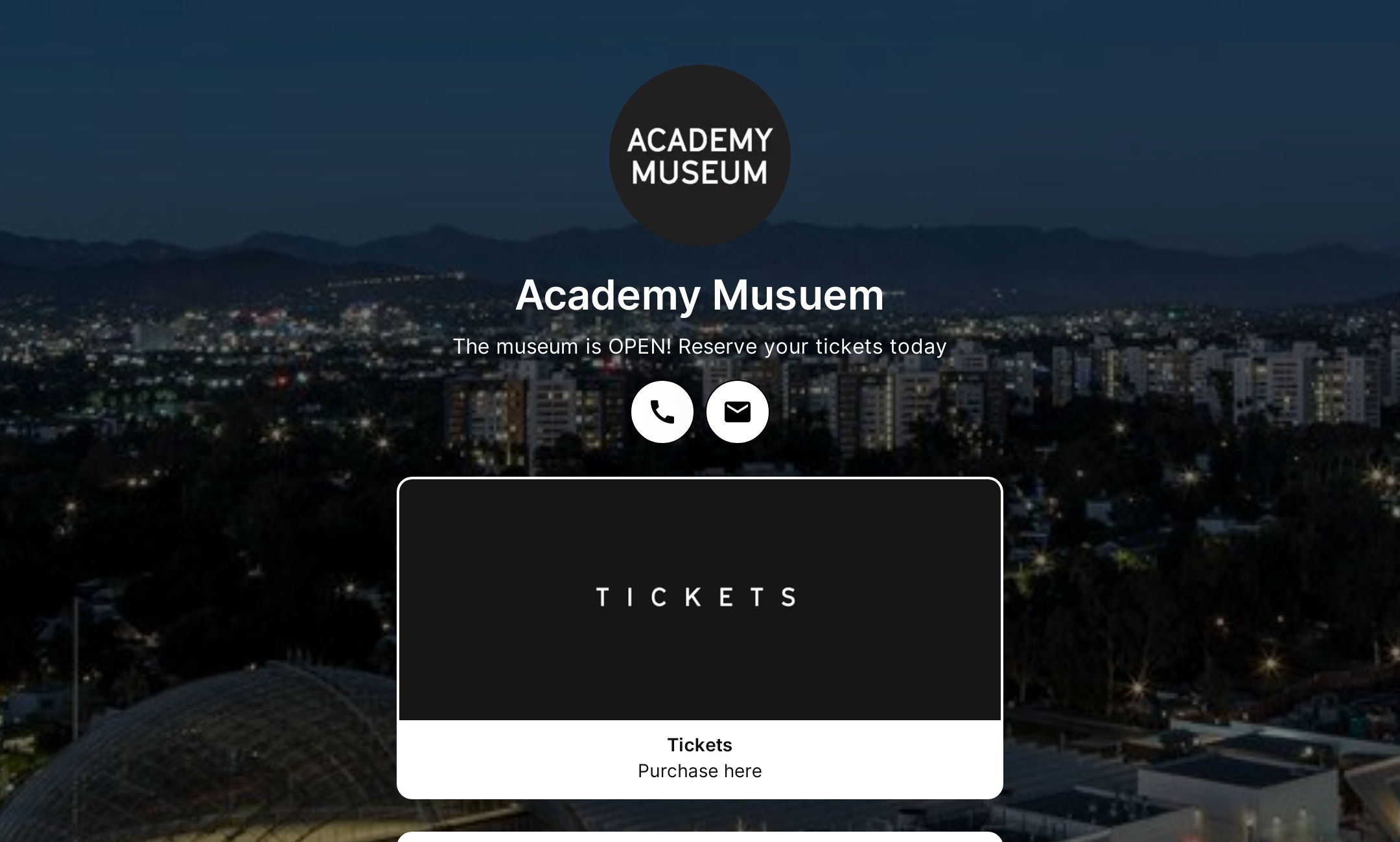 Academy Musuem 's Flowpage