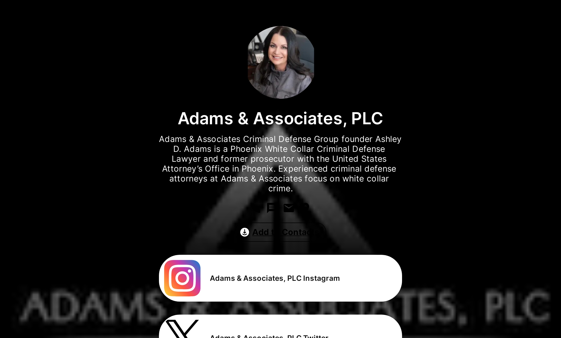 Adams & Associates, PLC's Flowpage