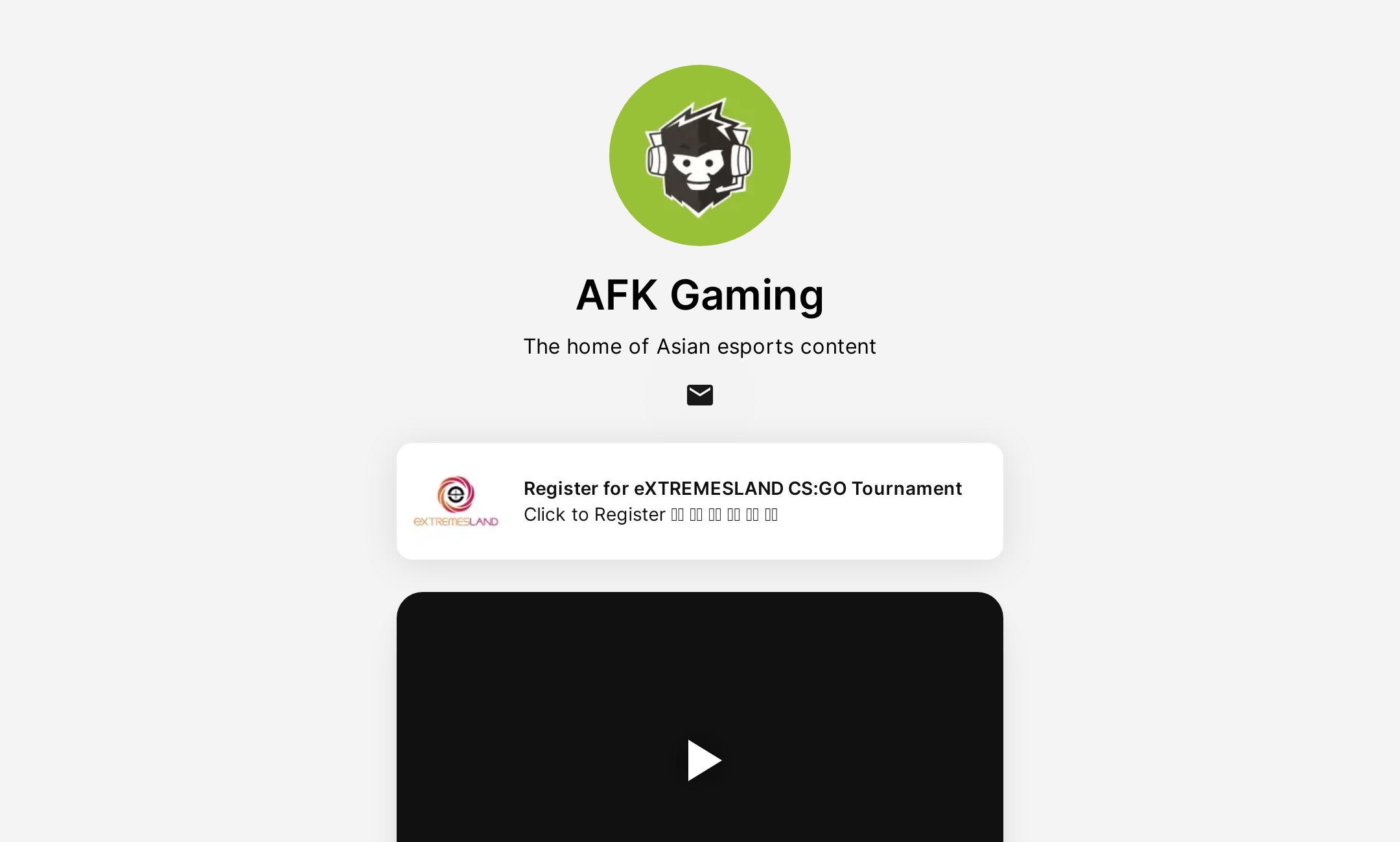 AFK Gaming's Flowpage
