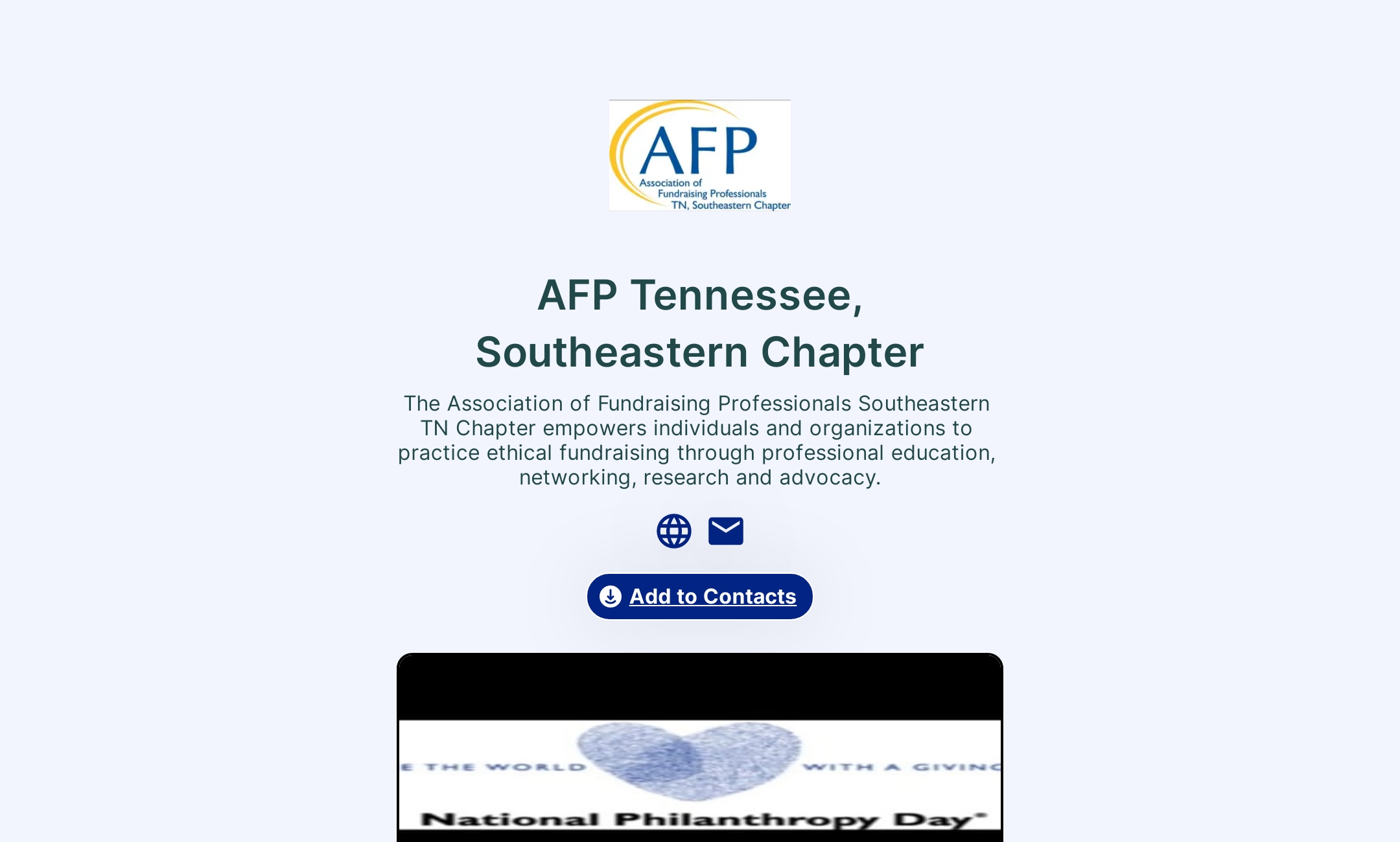 AFP Tennessee, Southeastern Chapter's Flowpage