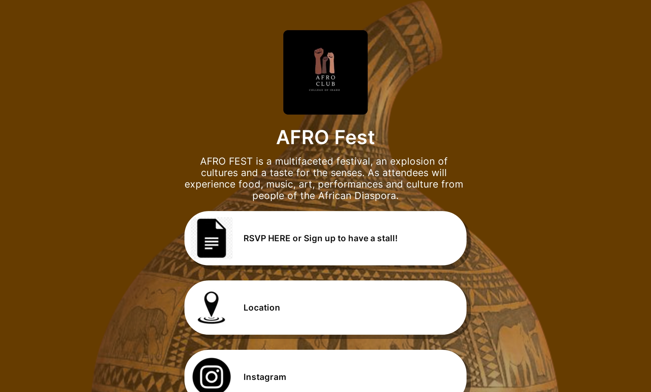 AFRO Fest's Flowpage