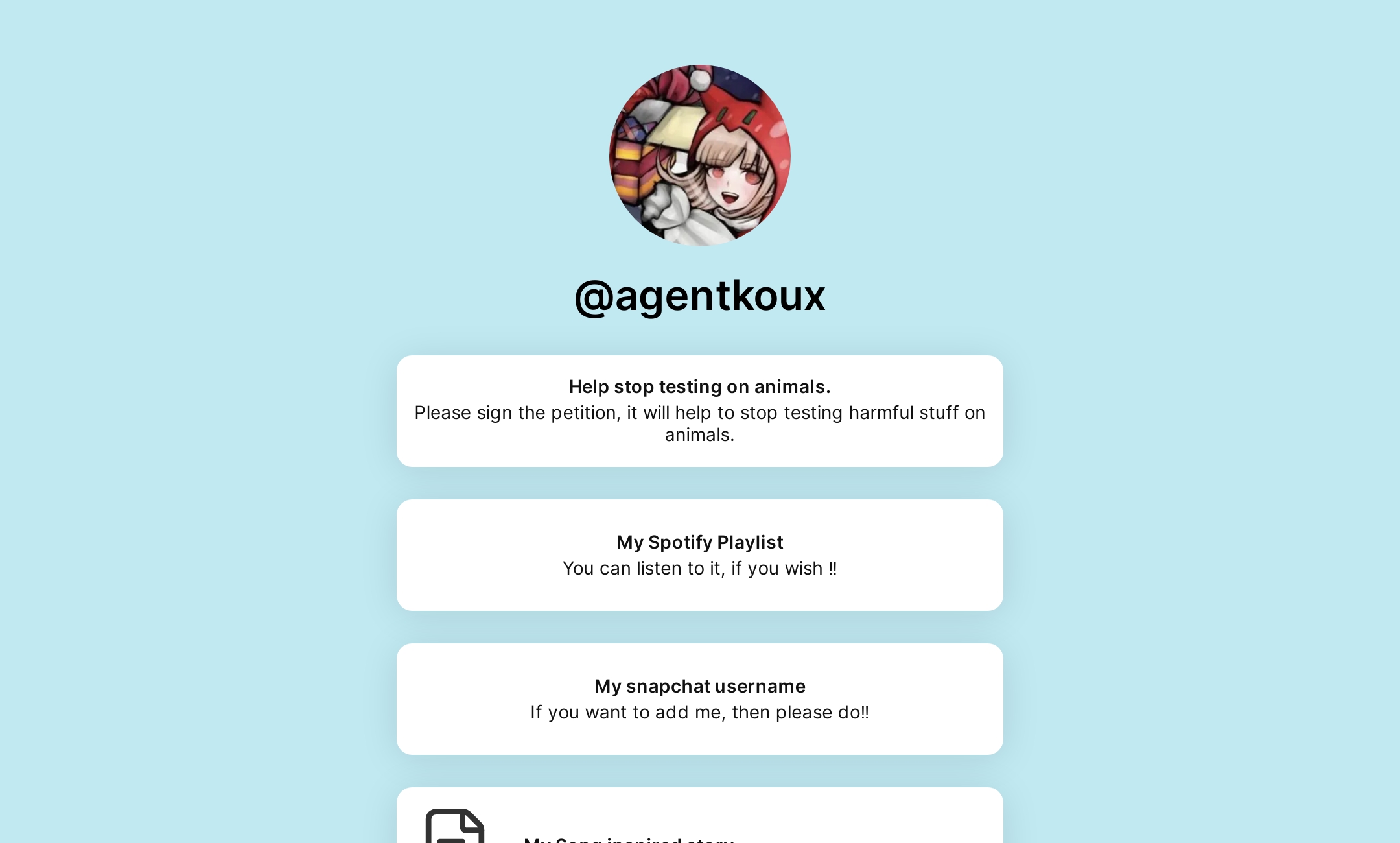 @agentkoux 's Flowpage