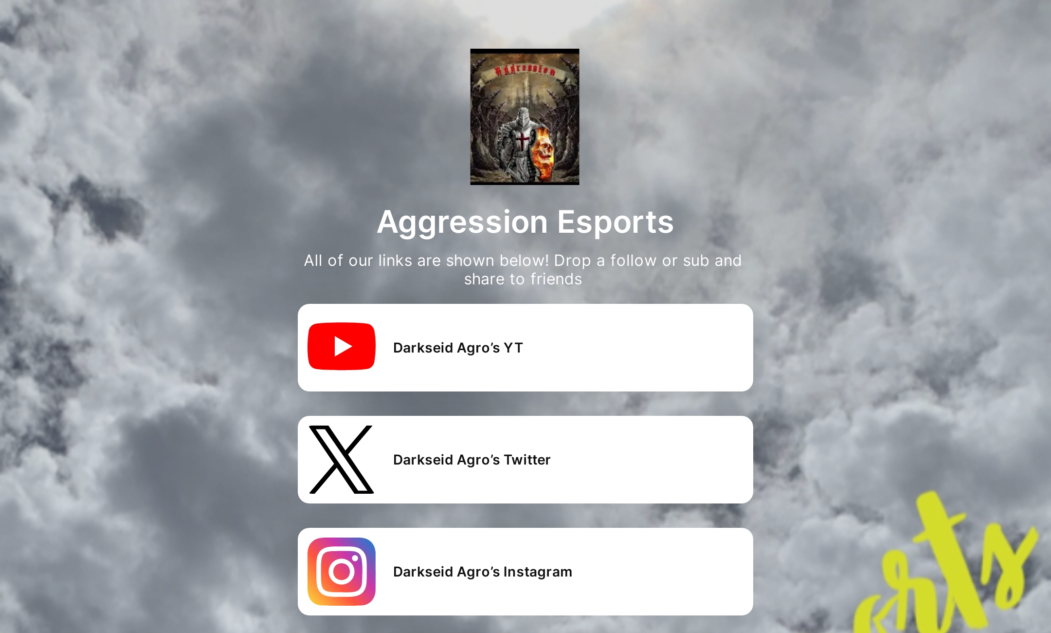 Aggression Esports 's Flowpage