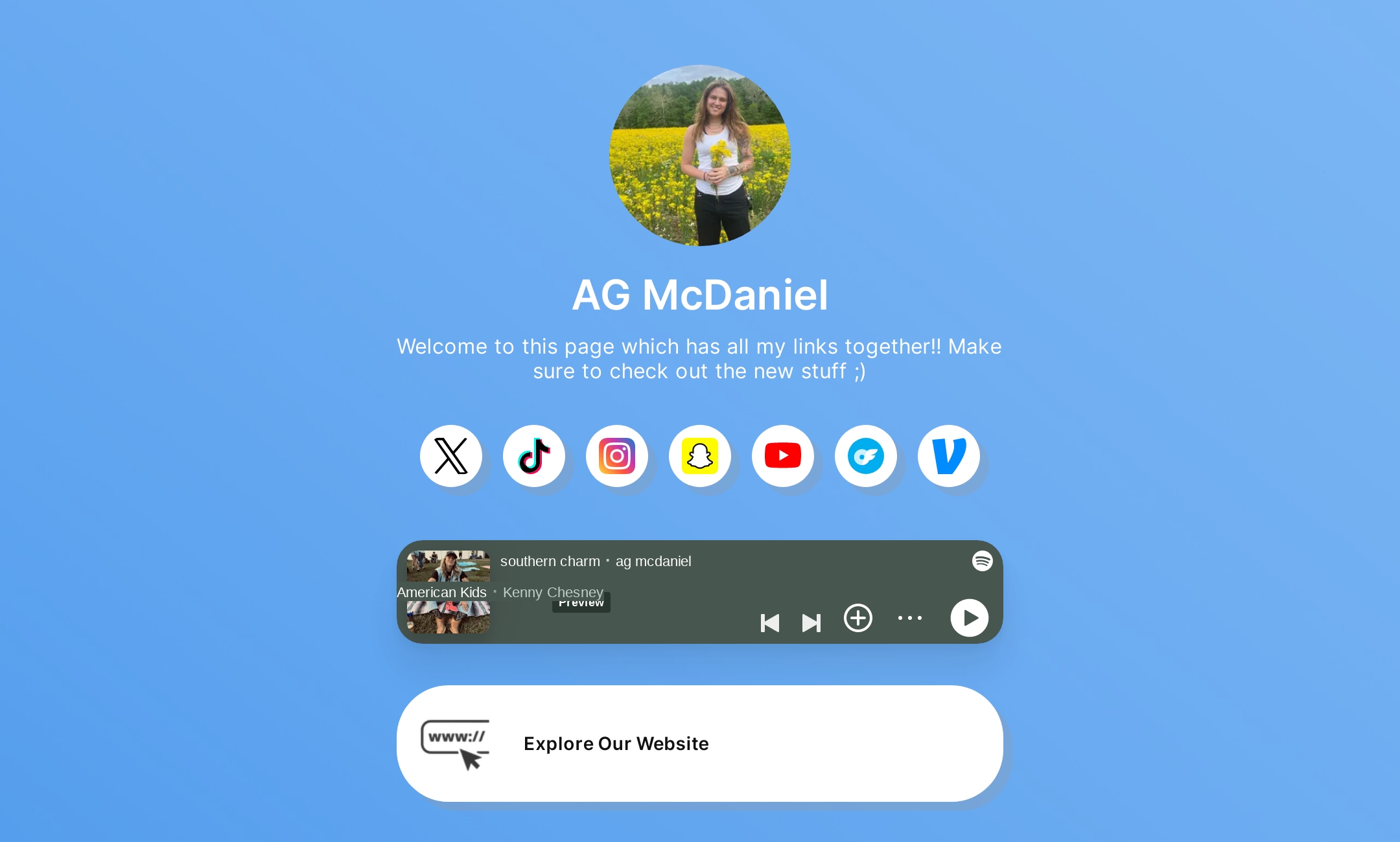 AG McDaniel's Flowpage