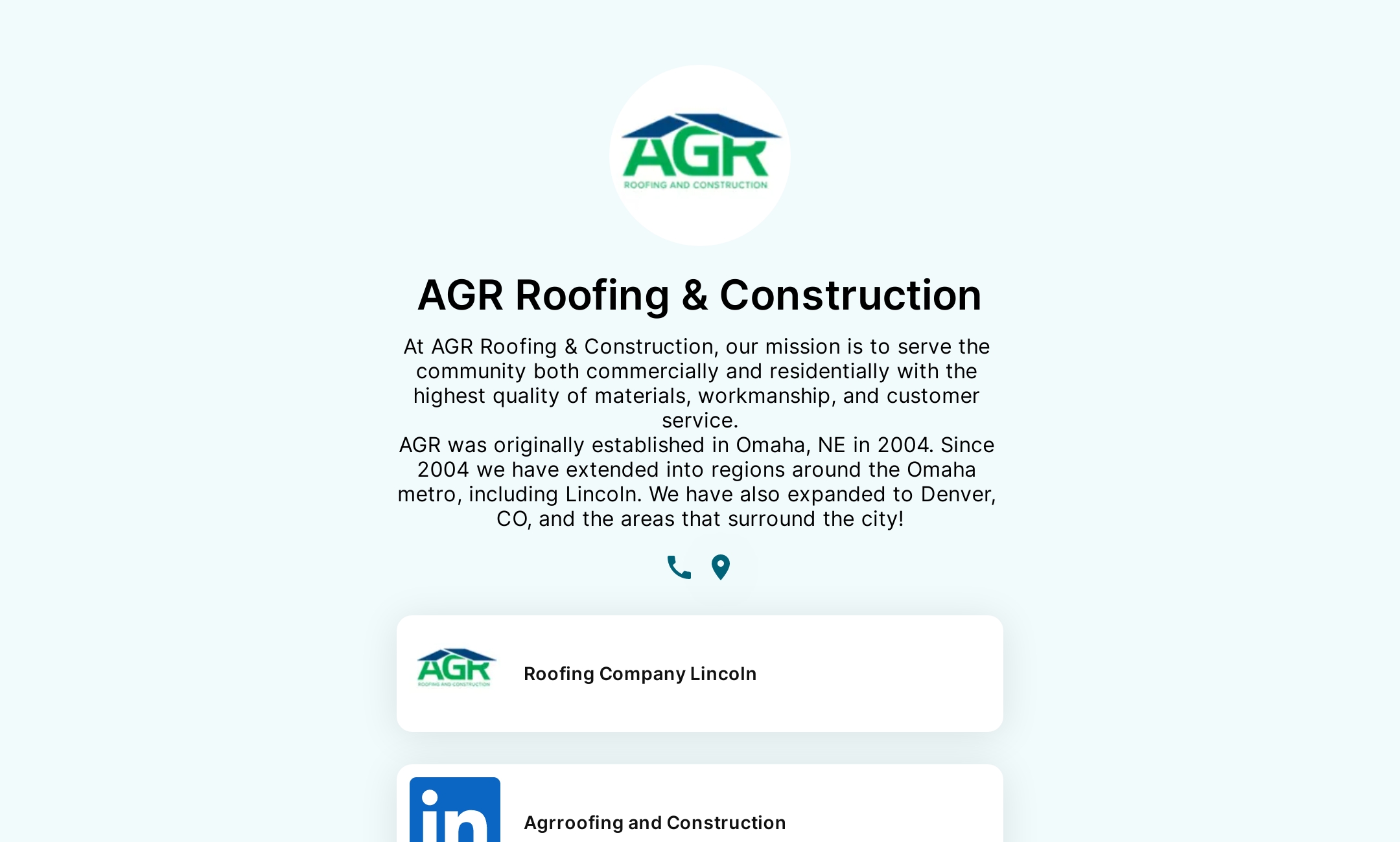 AGR Roofing & Construction's Flowpage