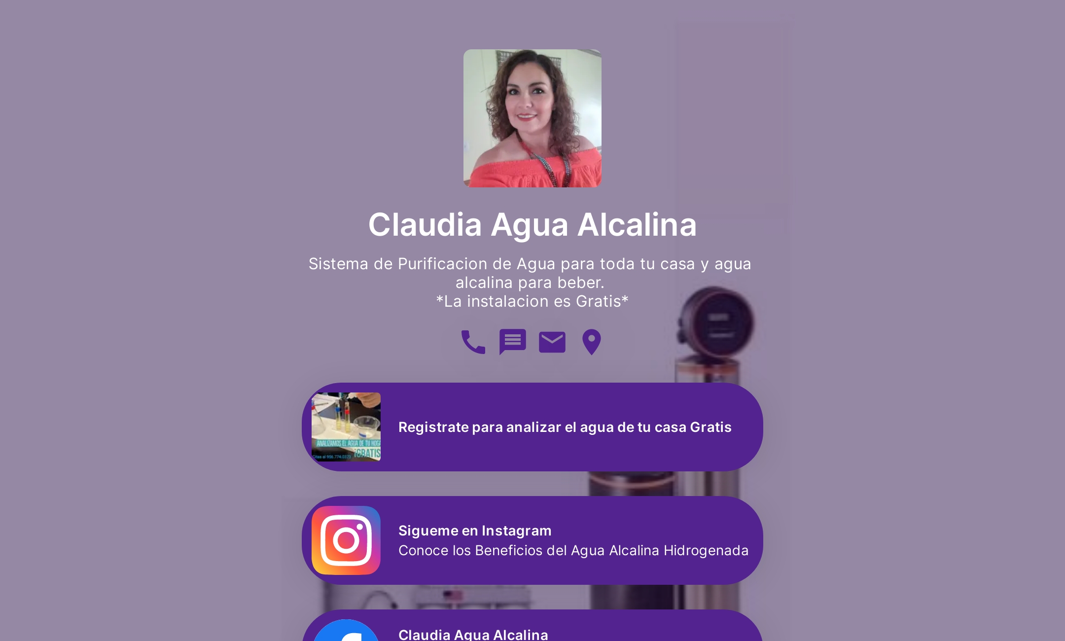 Claudia Agua Alcalina's Flowpage