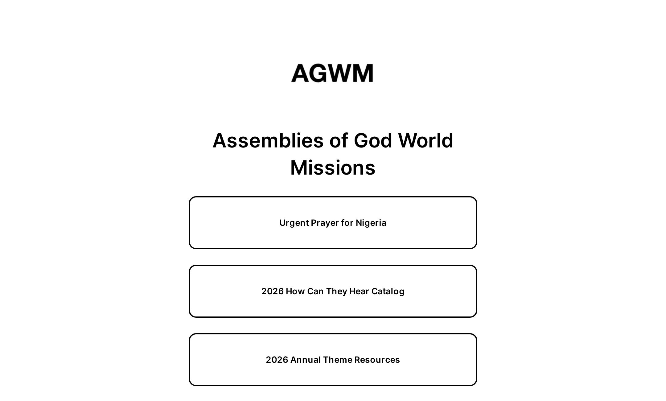 Assemblies of God World Missions' Flowpage