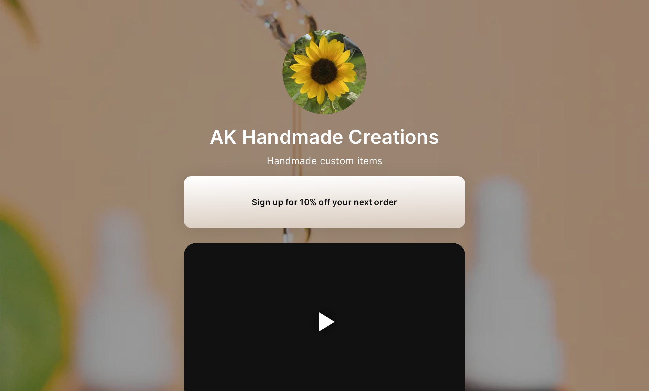 AK Handmade Creations 's Flowpage
