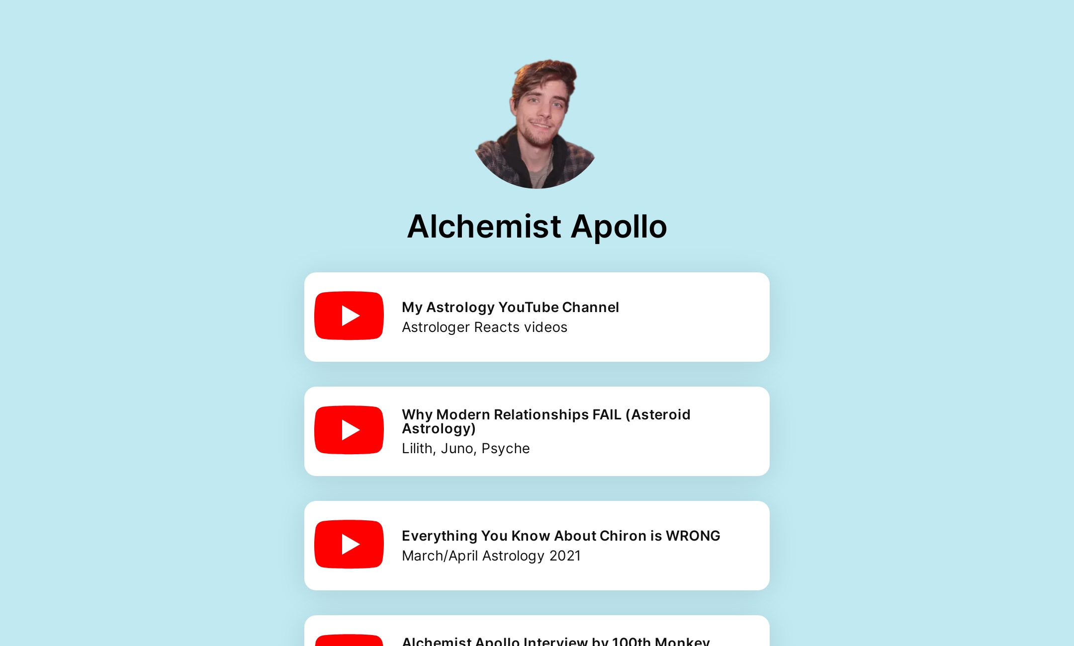 Alchemist Apollo's Flowpage
