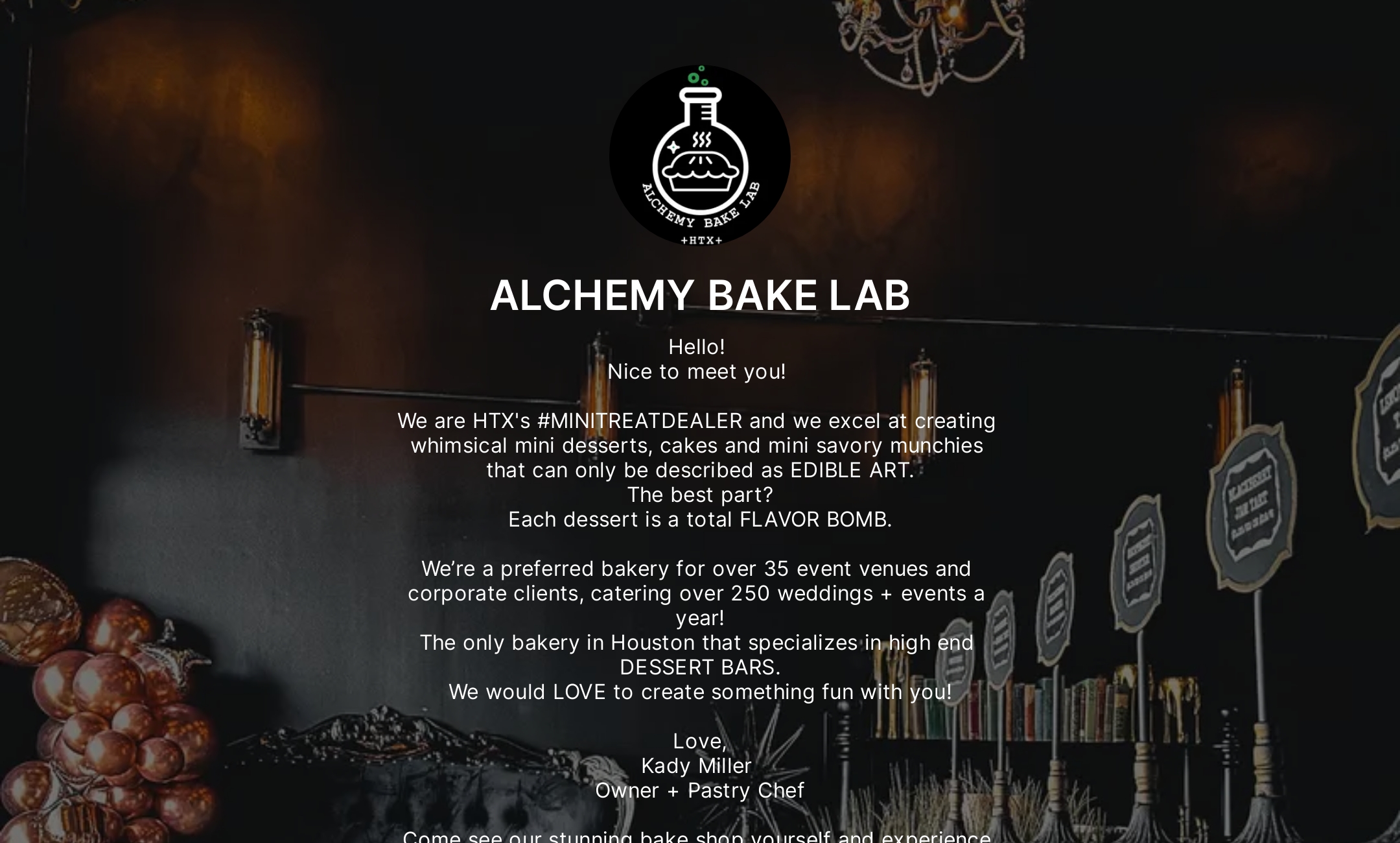 ALCHEMY BAKE LAB's Flowpage