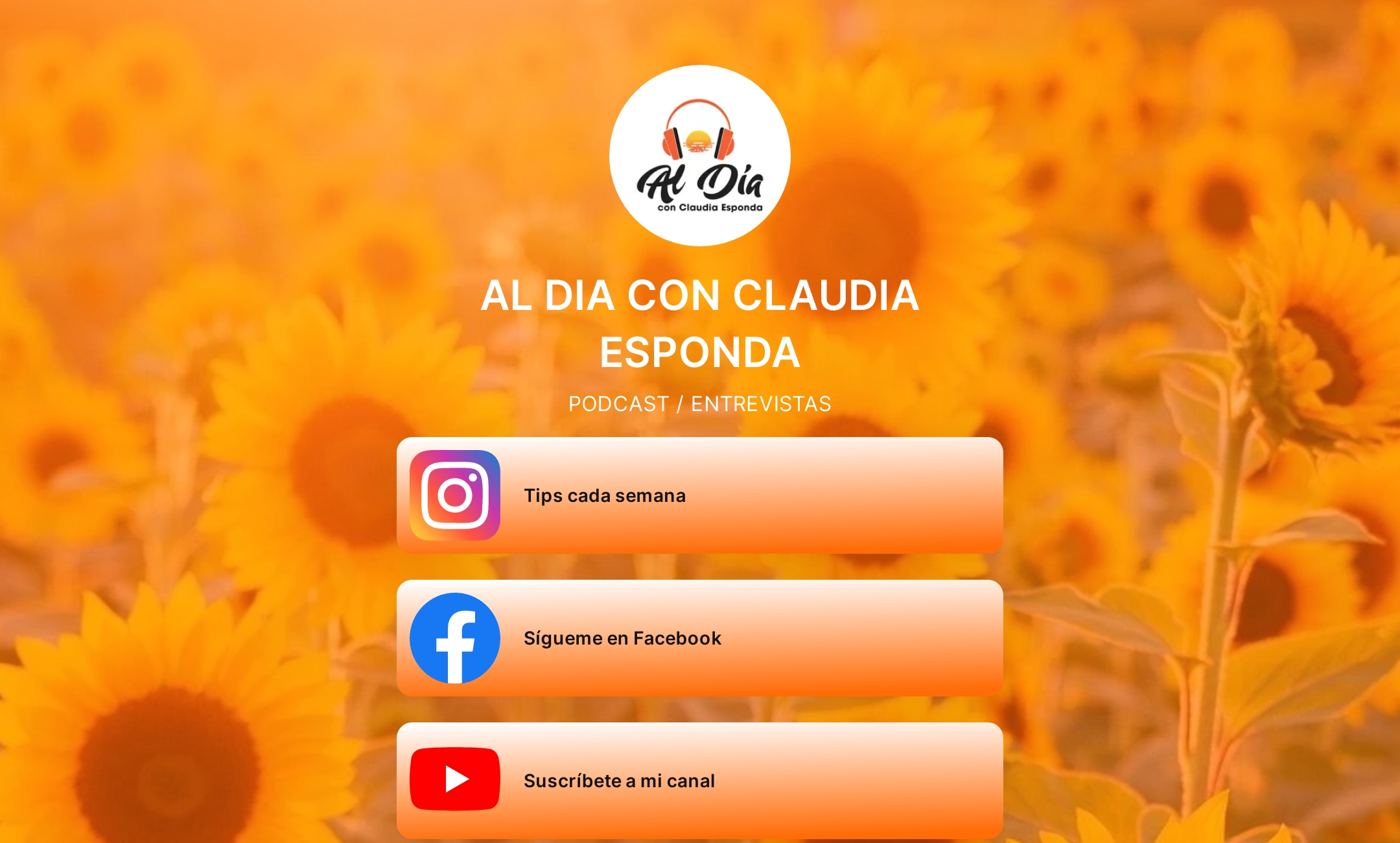 AL DIA CON CLAUDIA ESPONDA's Flowpage