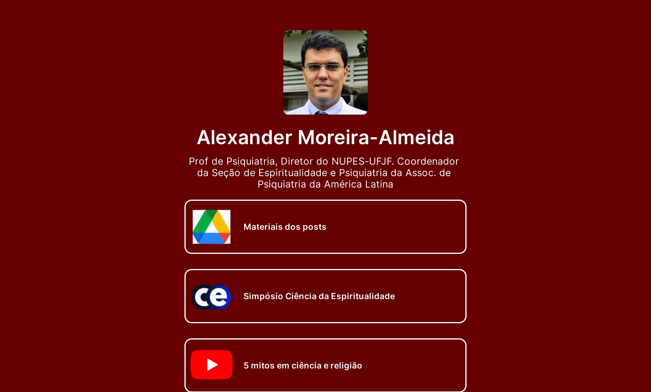 Alexander Moreira-Almeida's Flowpage