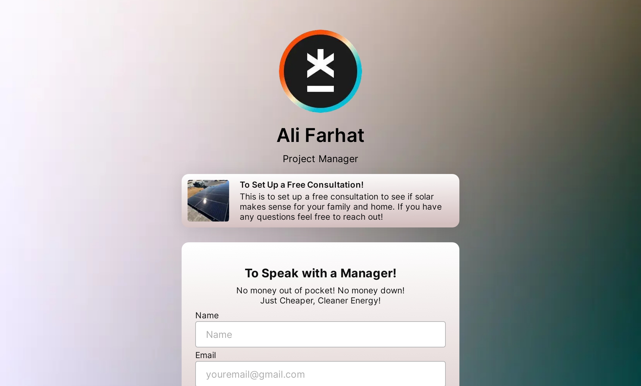 Ali Farhat's Flowpage