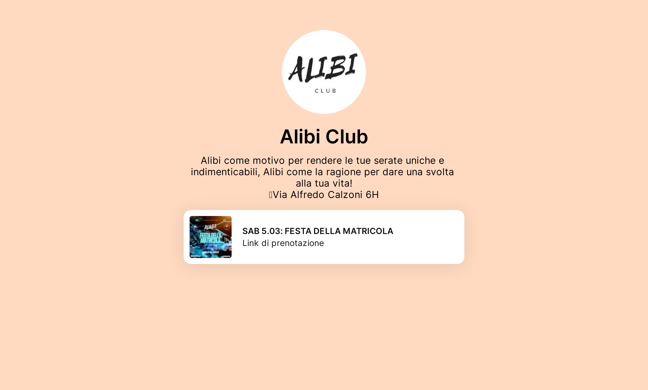 Alibi Club's Flowpage