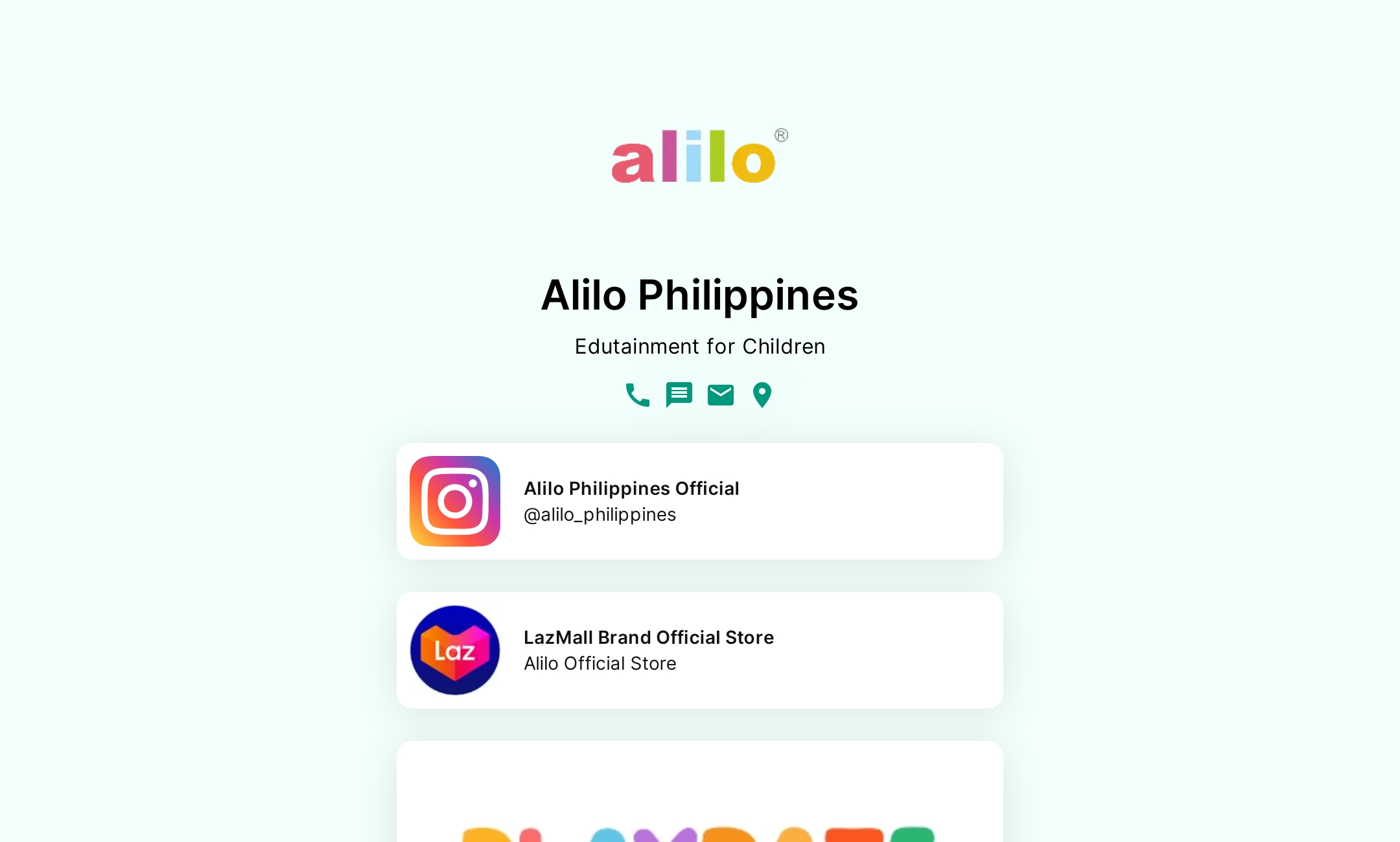 Alilo Philippines' Flowpage