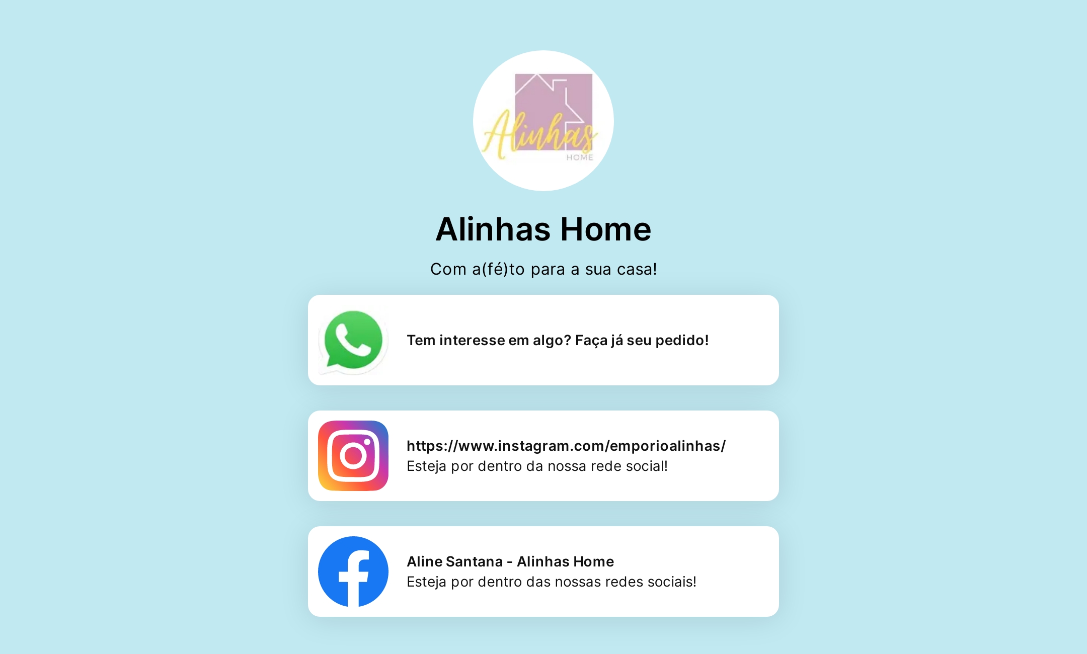 Alinhas Home's Flowpage