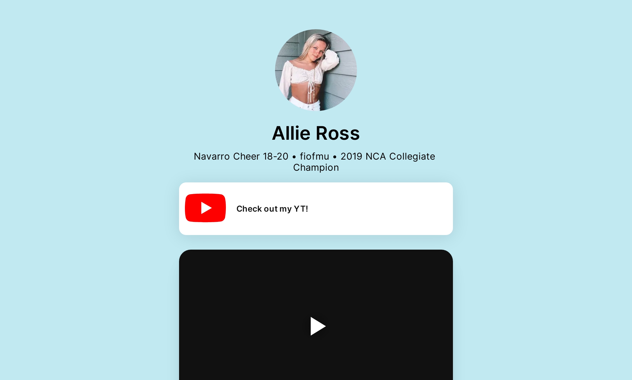 Allie Ross' Flowpage