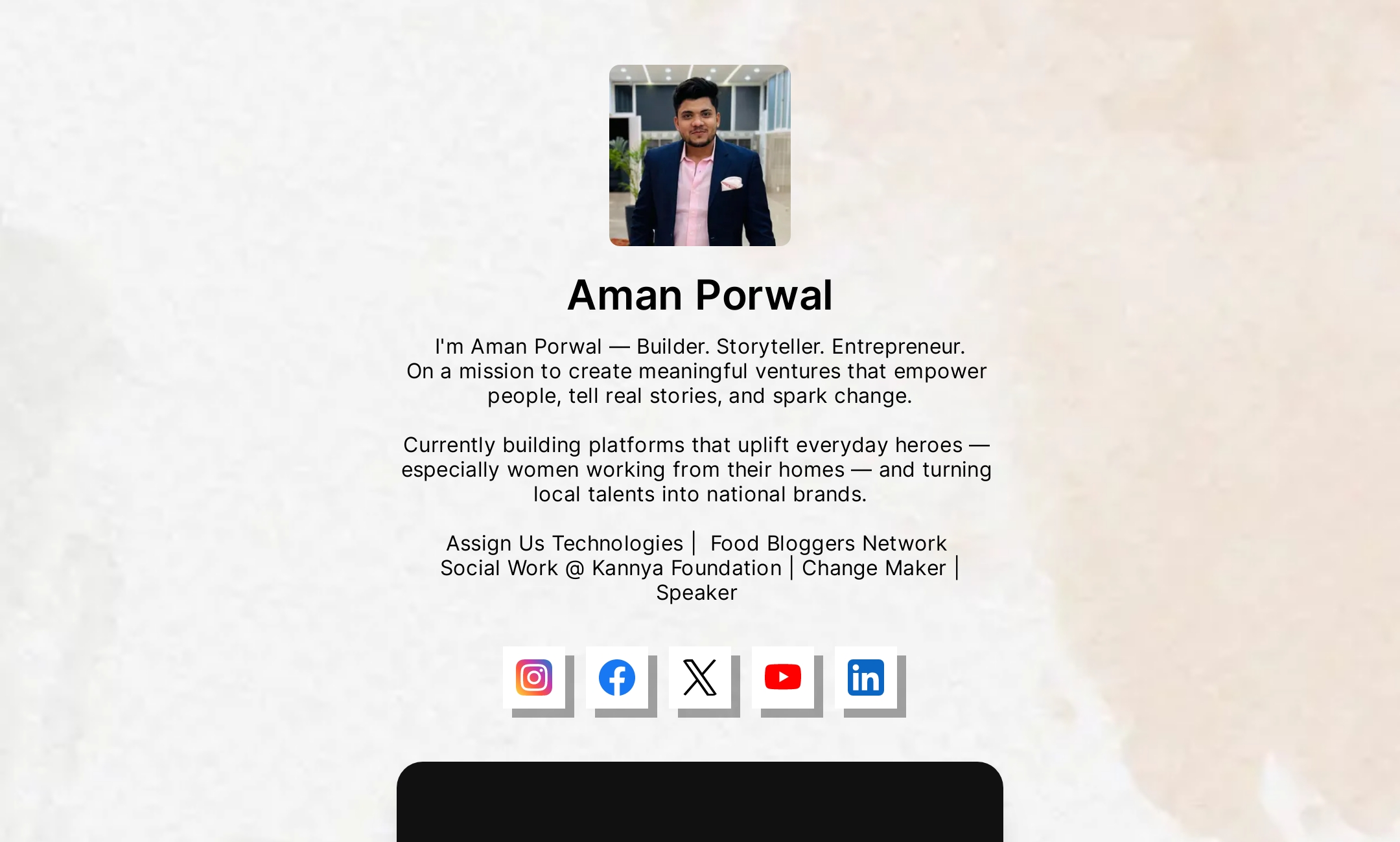 Hello From Aman Porwal