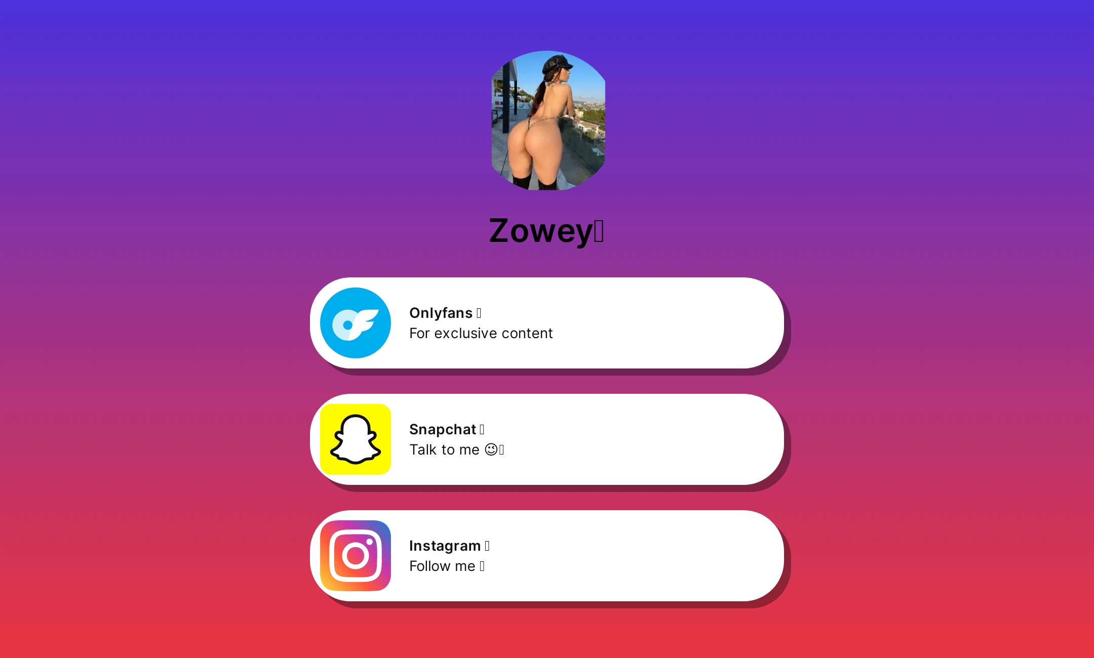 Zowey🤍's Flowpage