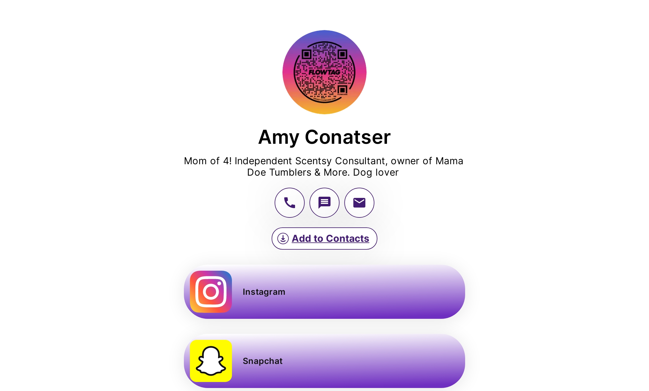 Amy Conatser S Flowpage