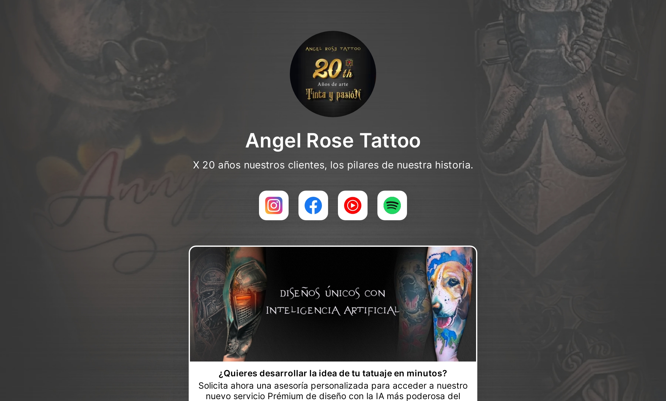 Angel Rose Tattoo's Flowpage