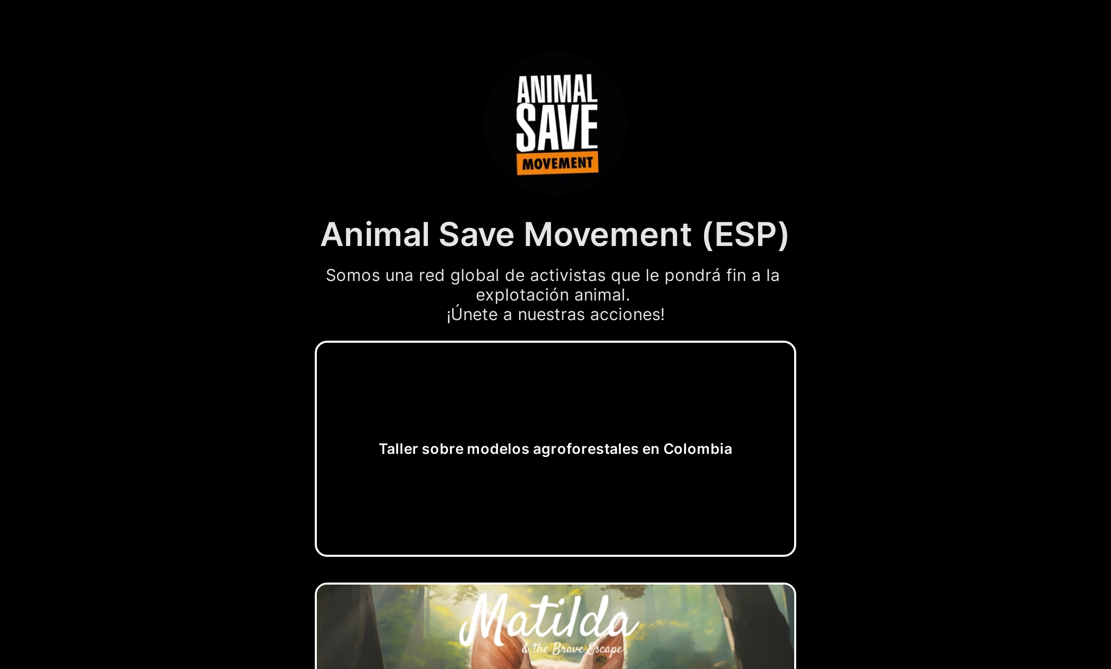 Animal Save Movement (ESP)'s Flowpage