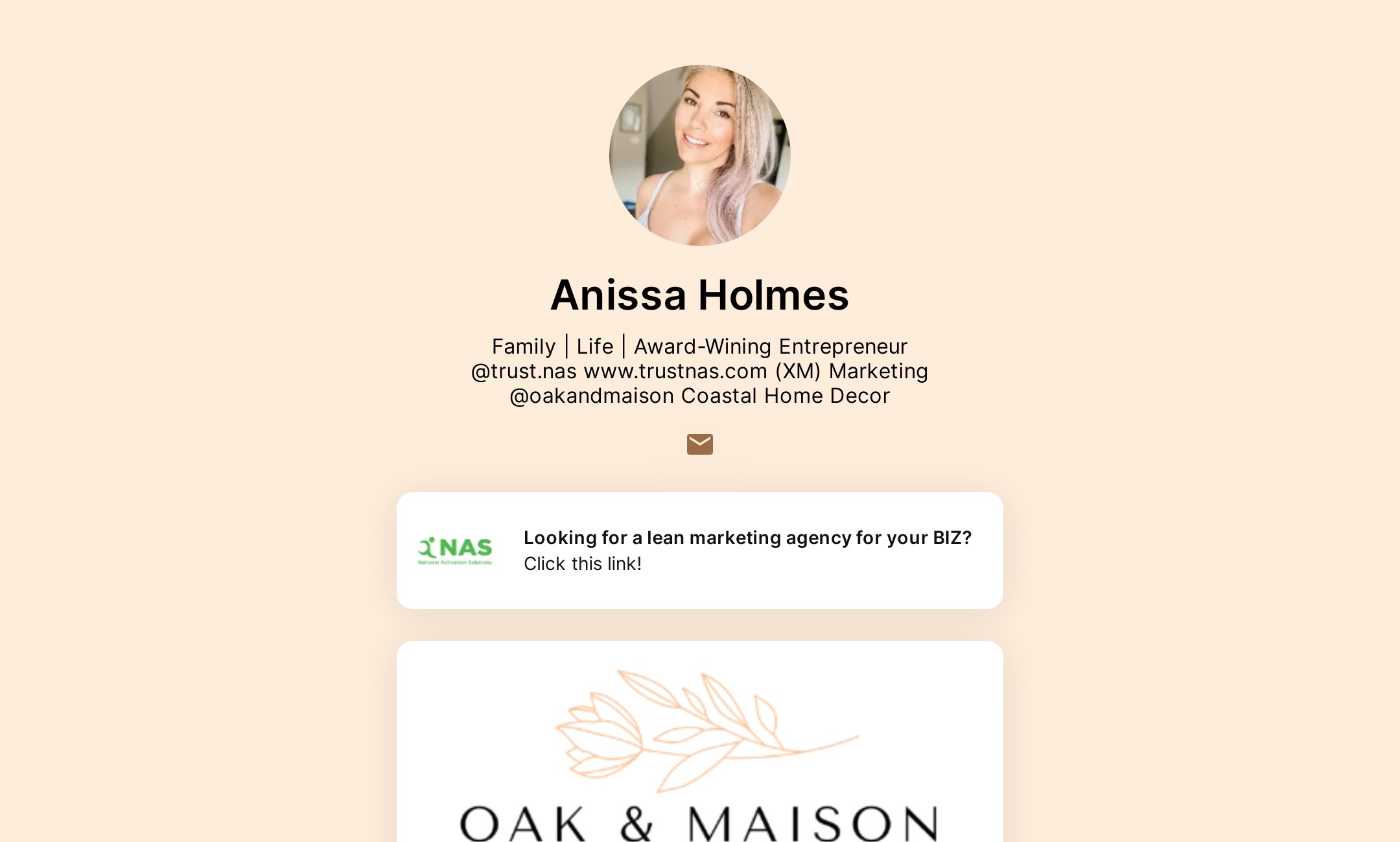 Anissa Holmes' Flowpage