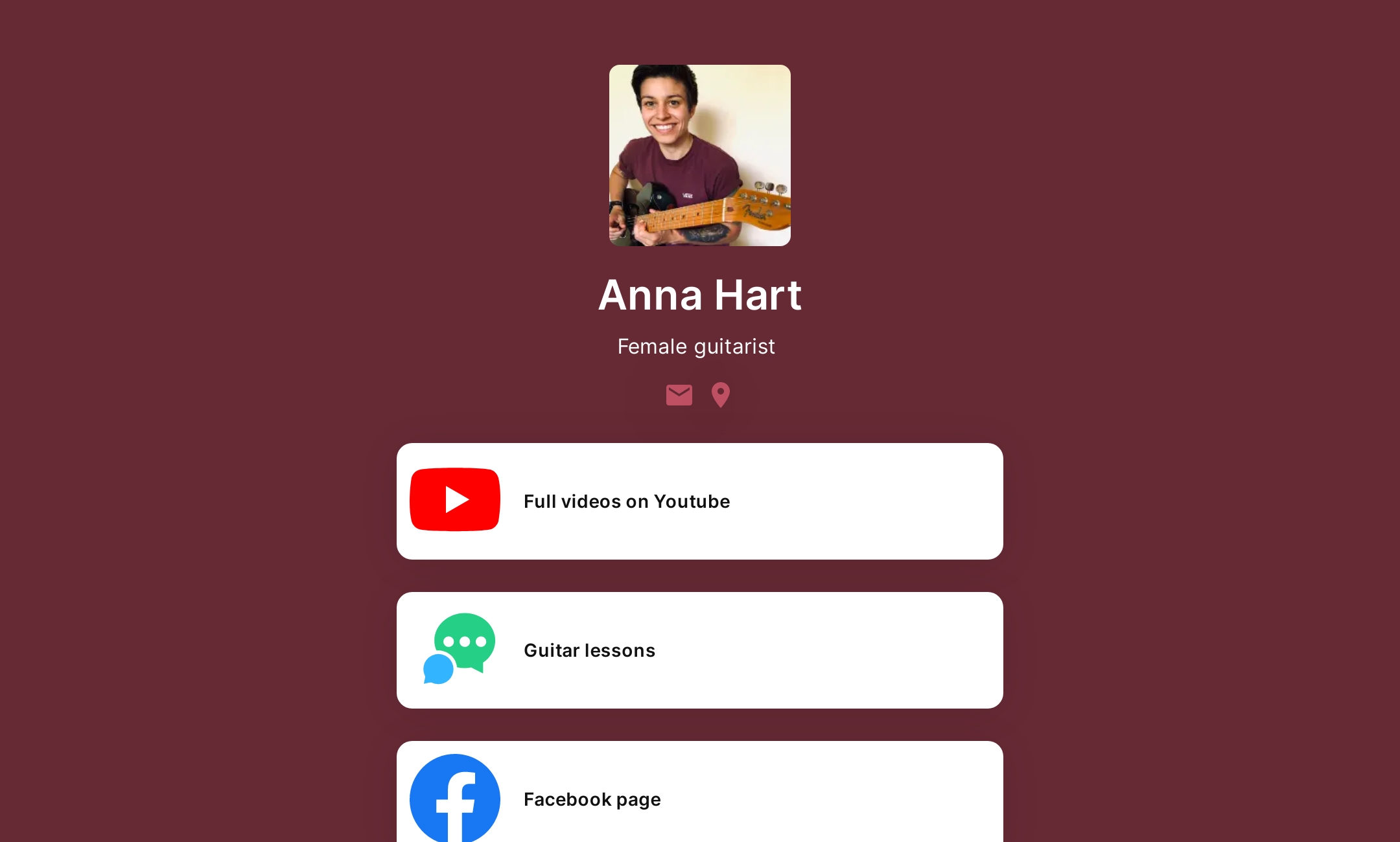Anna Hart 's Flowpage