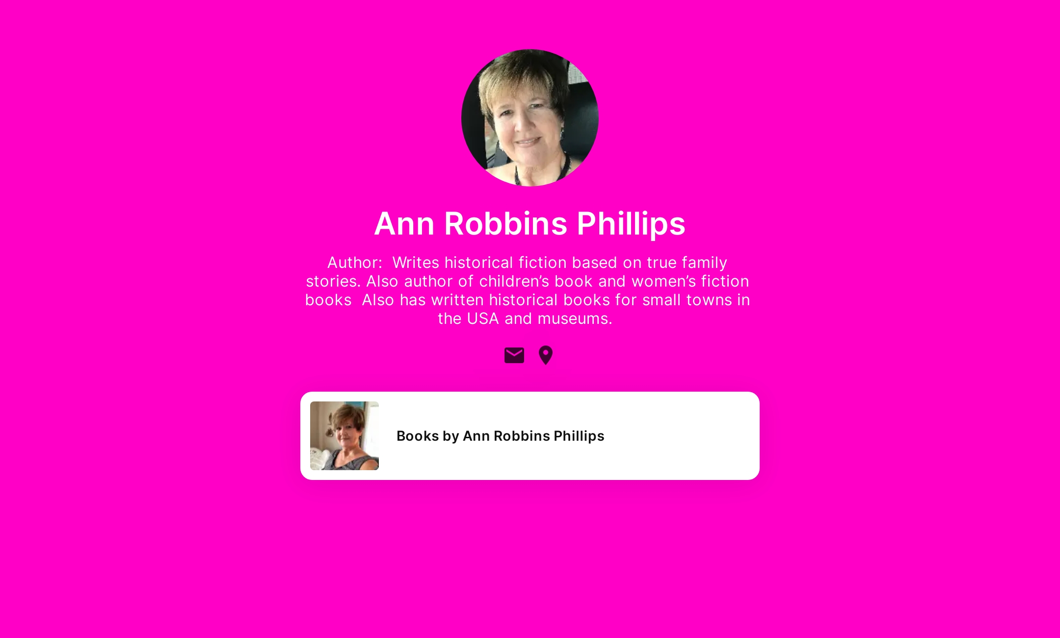 Ann Robbins Phillips' Flowpage