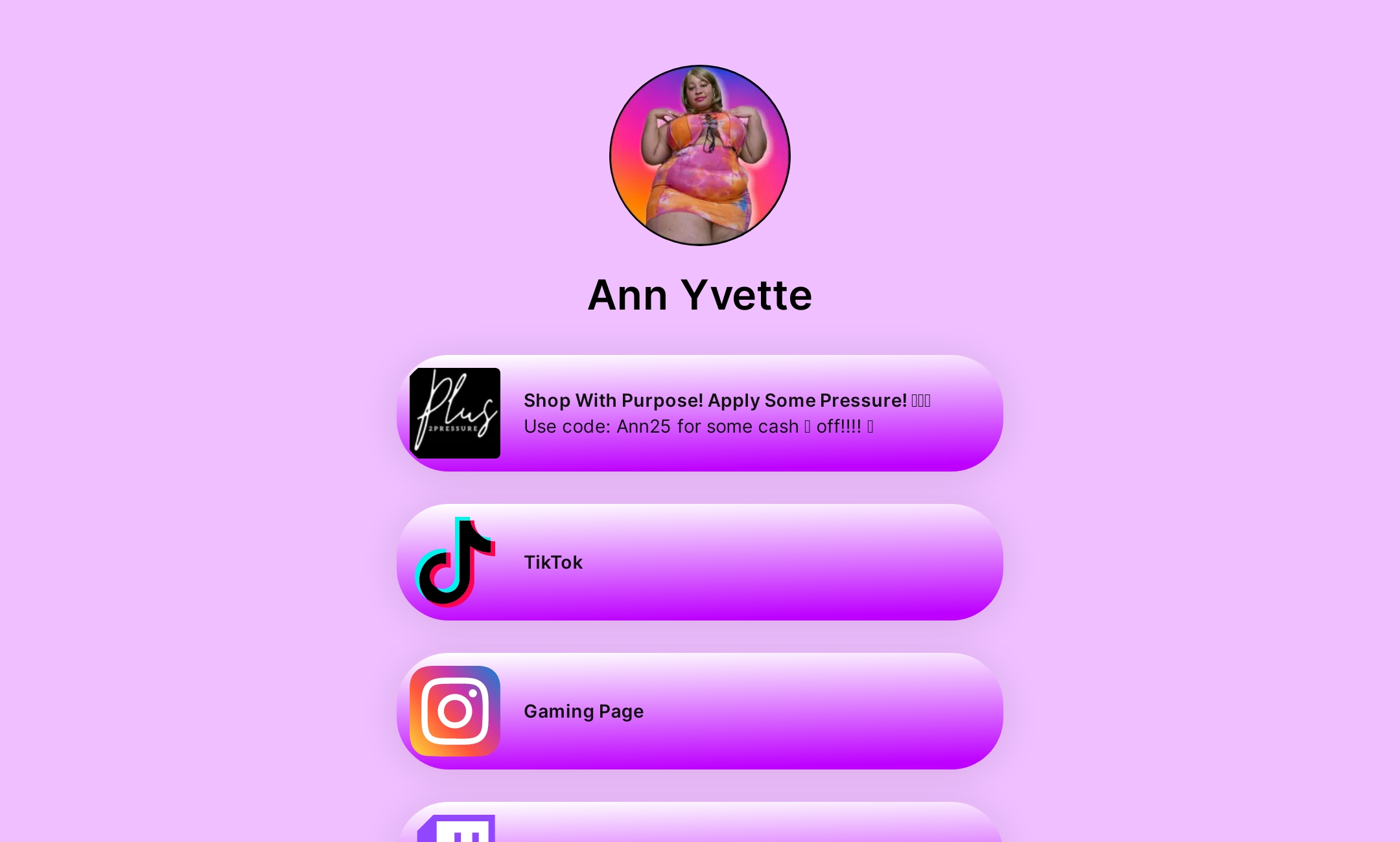 Ann Yvette's Flowpage