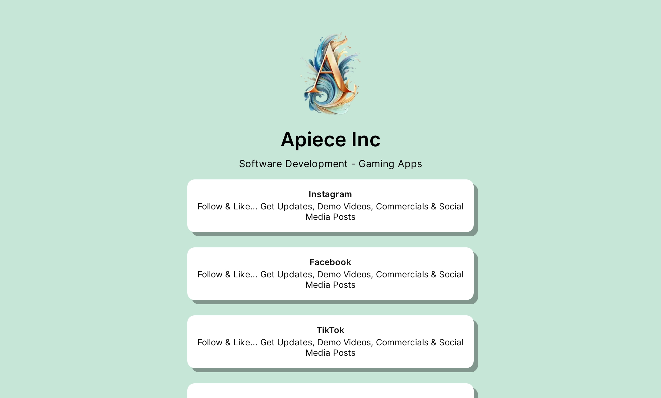 Apiece Inc's Flowpage