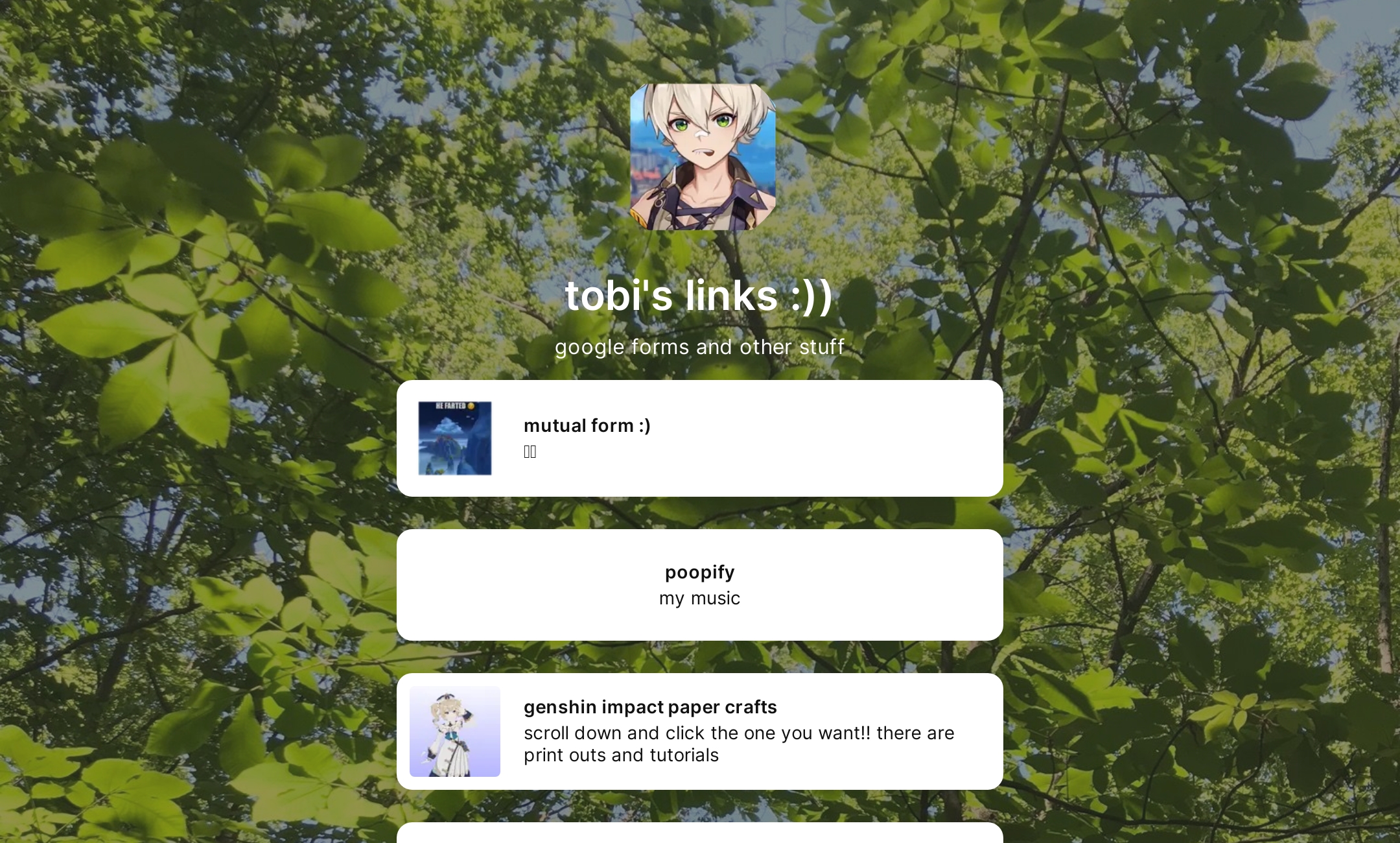 tobi's links :))'s Flowpage