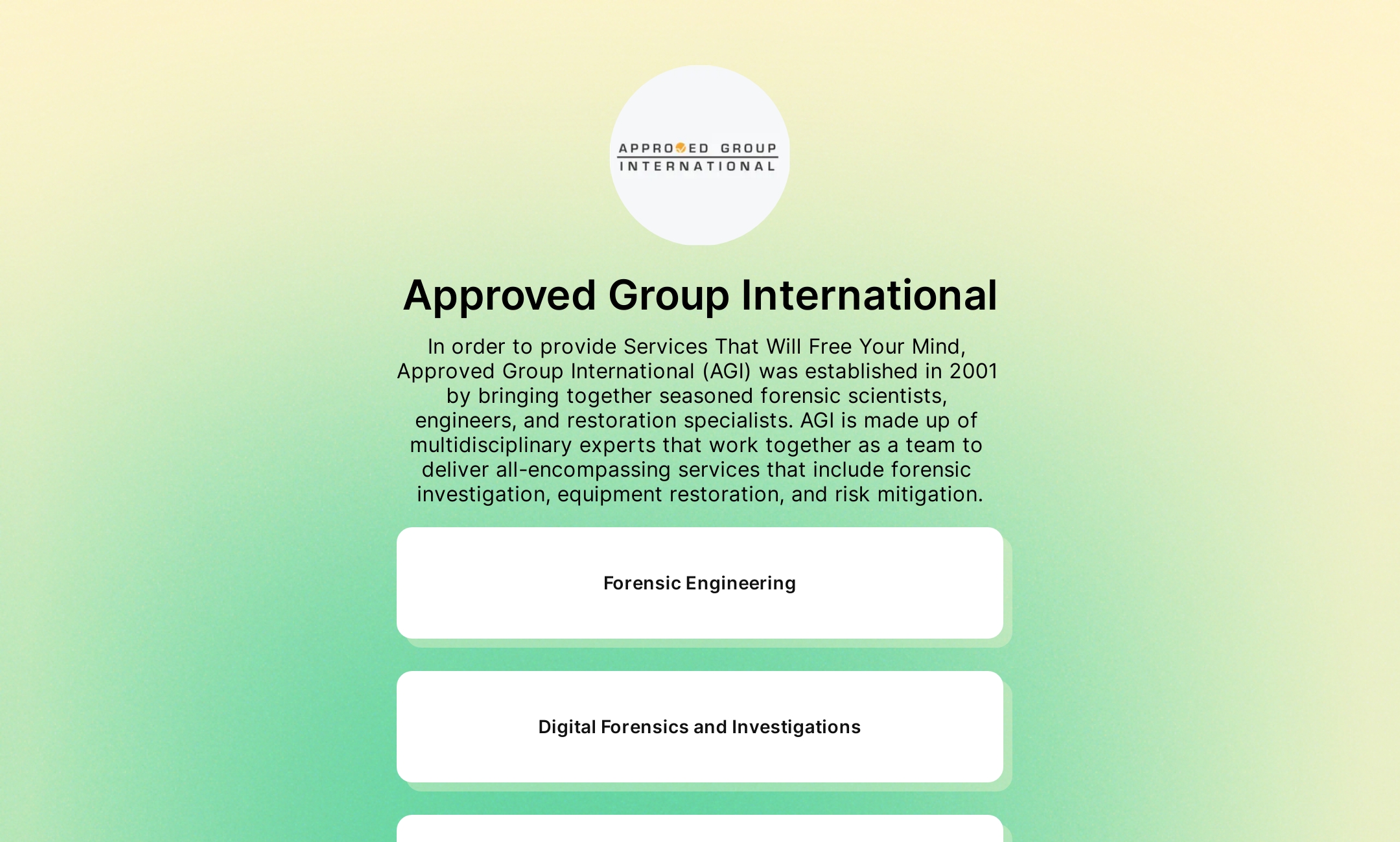Approved Group International's Flowpage