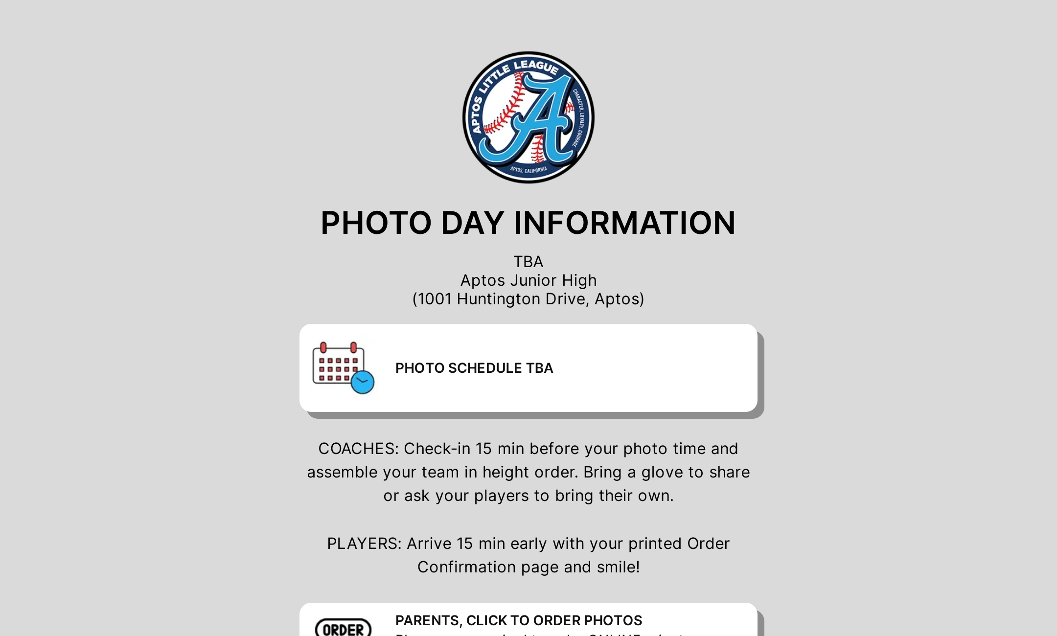 PHOTO DAY INFORMATION's Flowpage
