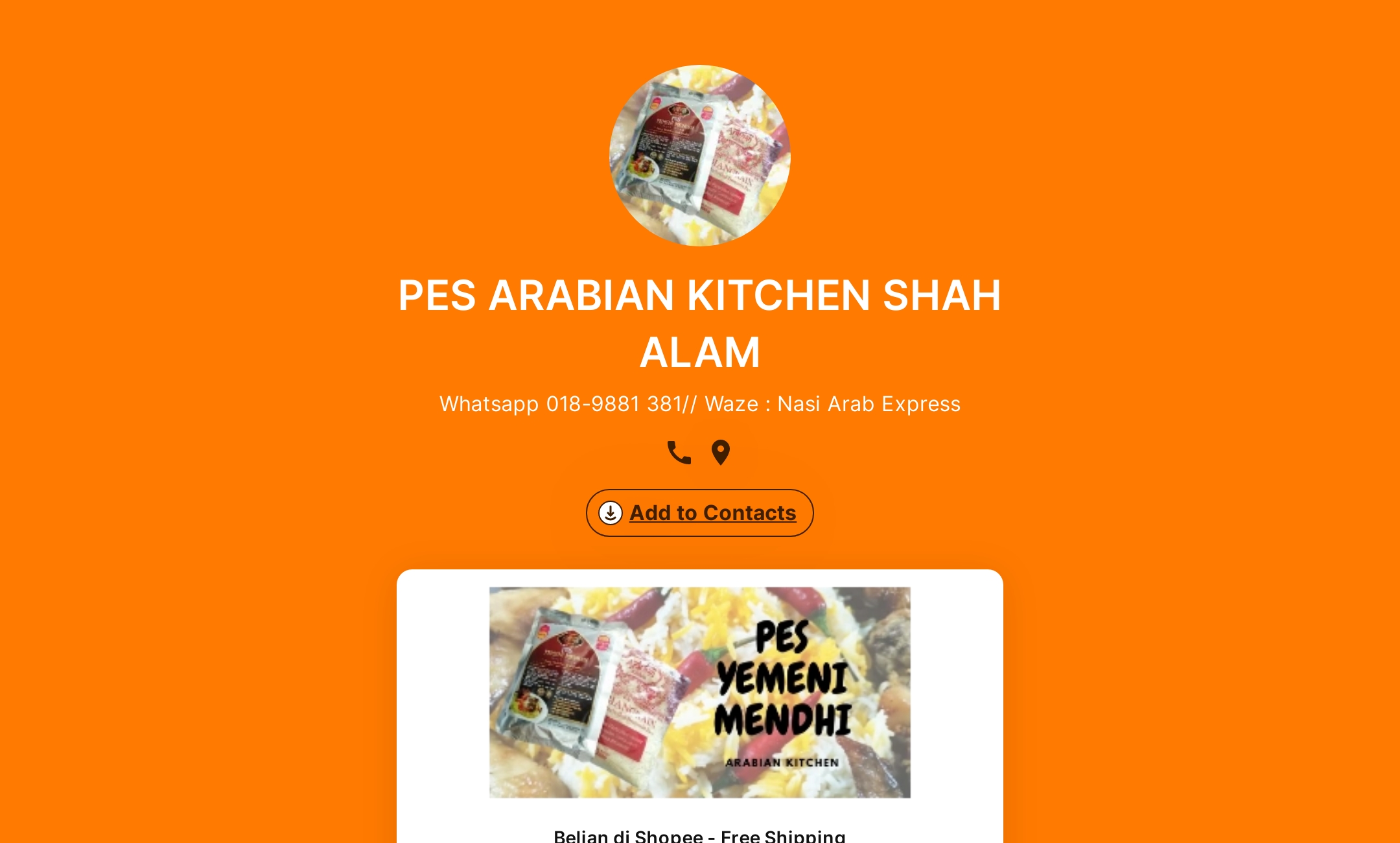 PES ARABIAN KITCHEN SHAH ALAM's Flowpage