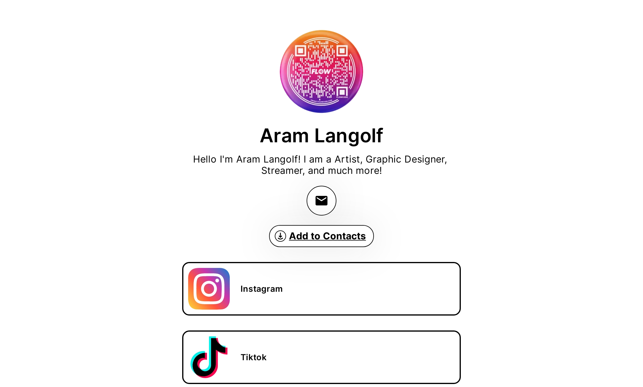 Aram Langolf's Flowpage