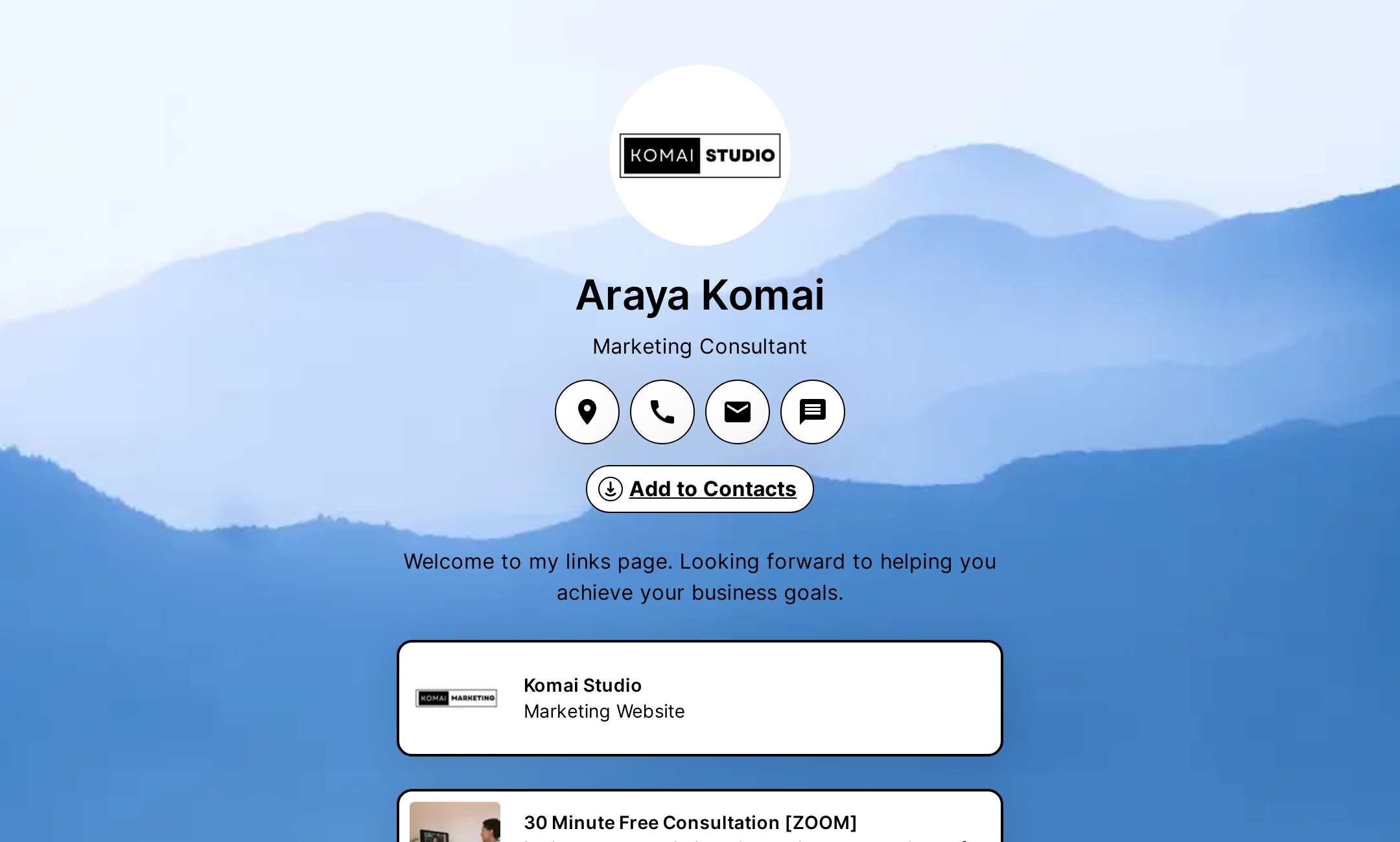 Araya Komai's Flowpage