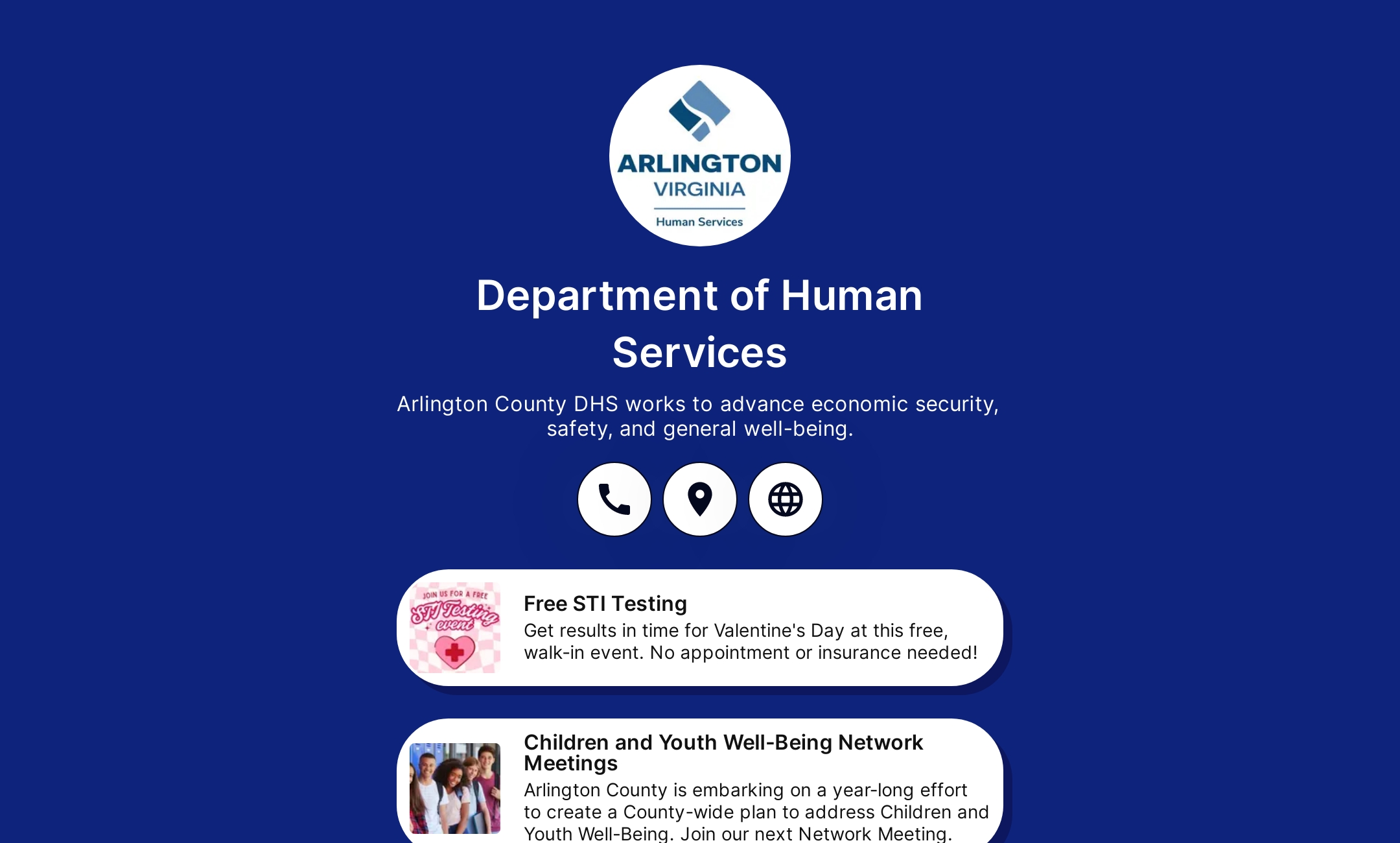 Arlington County Department of Human Services