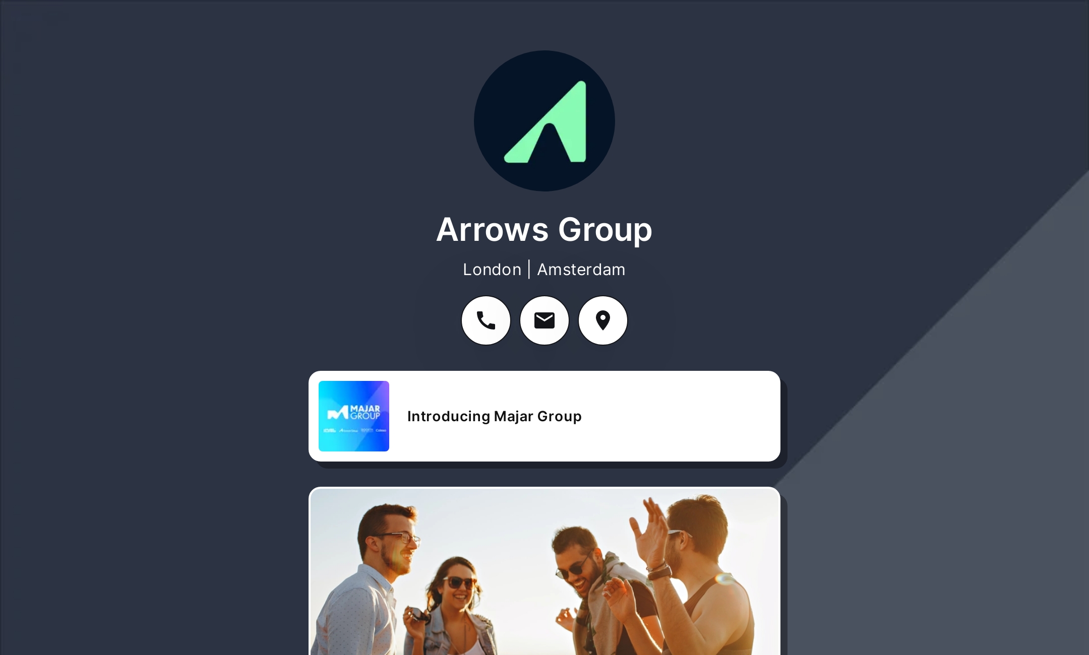 Arrows Group's Flowpage