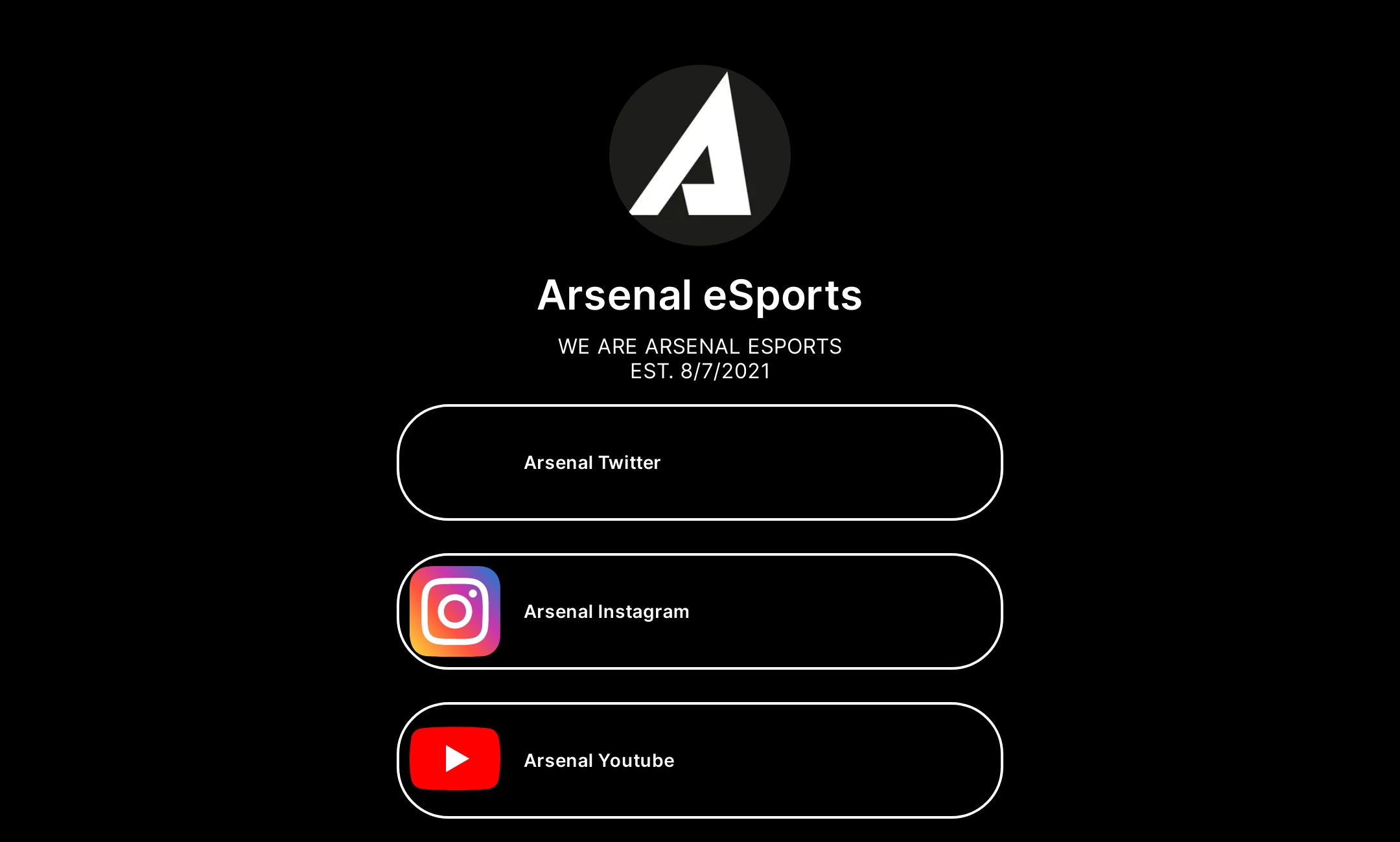 Arsenal eSports' Flowpage